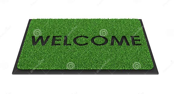 Welcome mat stock illustration. Illustration of greeting - 14808968