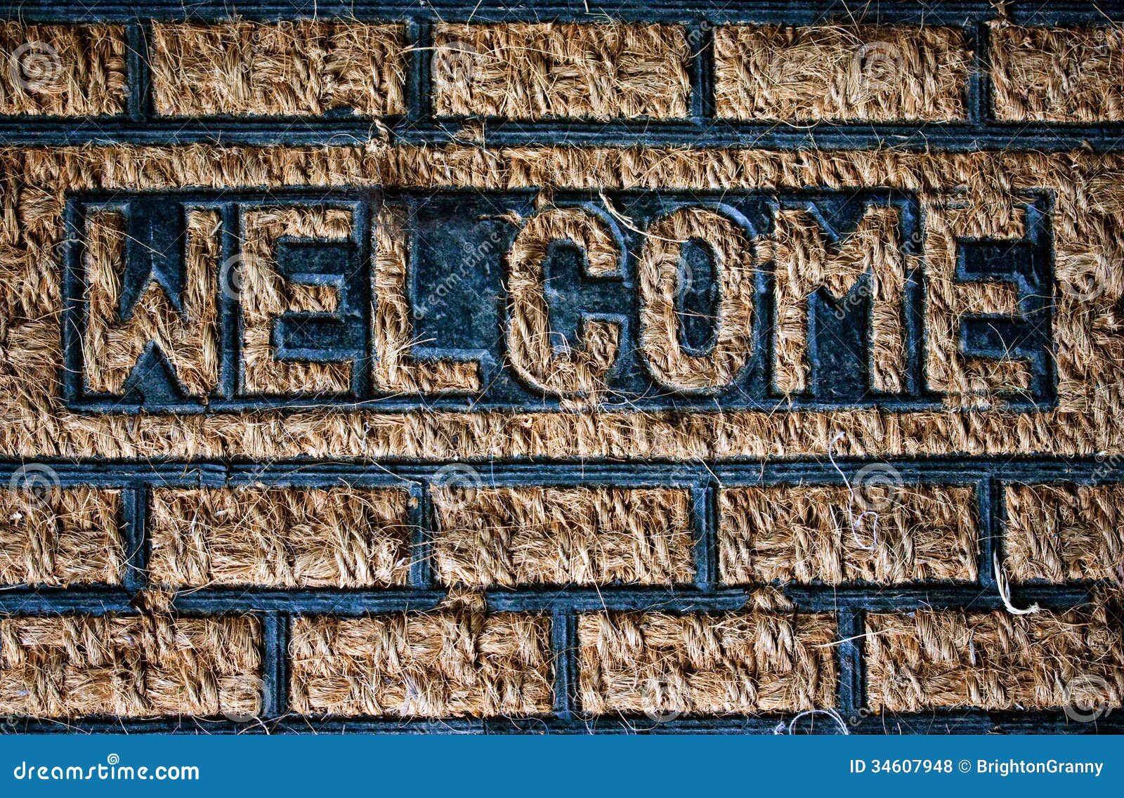 Welcome mat stock photo. Image of homecoming, text, welcome - 34607948