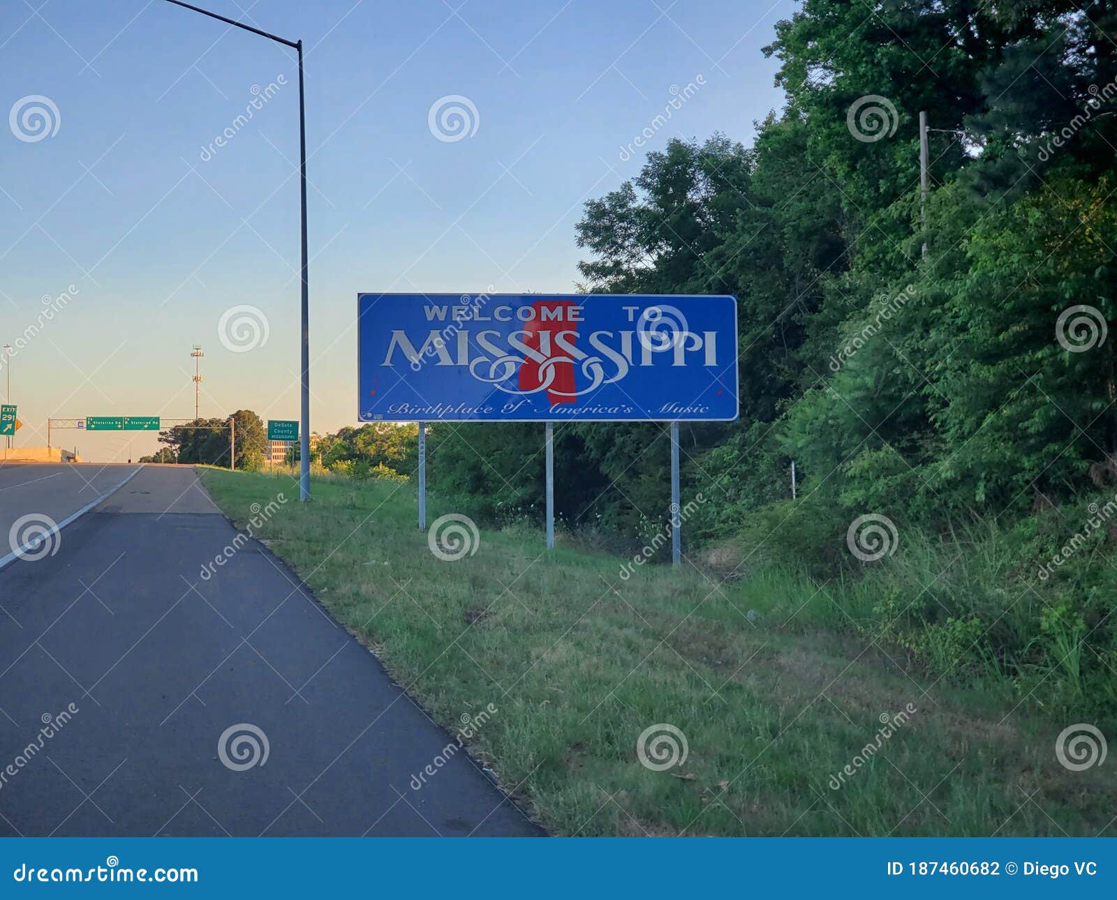 Welcome Mississippi sign stock photo. Image of travel - 187460682