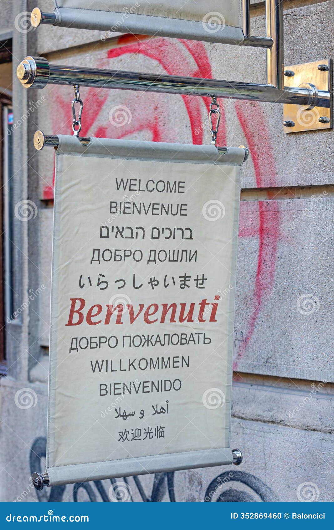 Welcome Multi Language stock photo. Image of symbol - 352869460