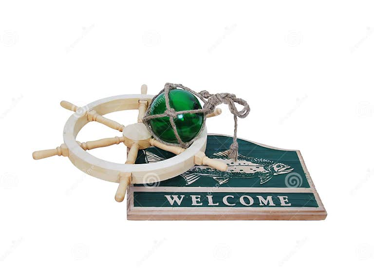 Welcome nautical sign stock image. Image of greeting, sport - 9205081