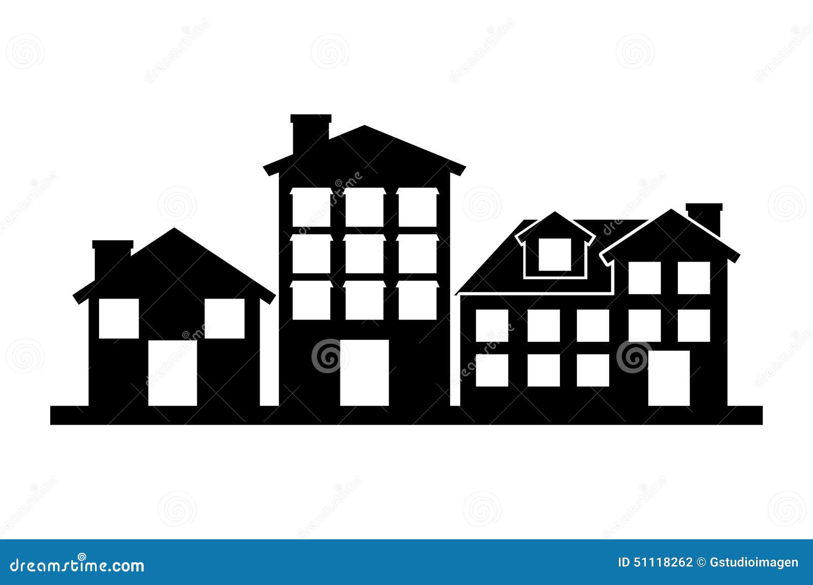 Welcome neighborhood stock vector. Illustration of community - 51118262