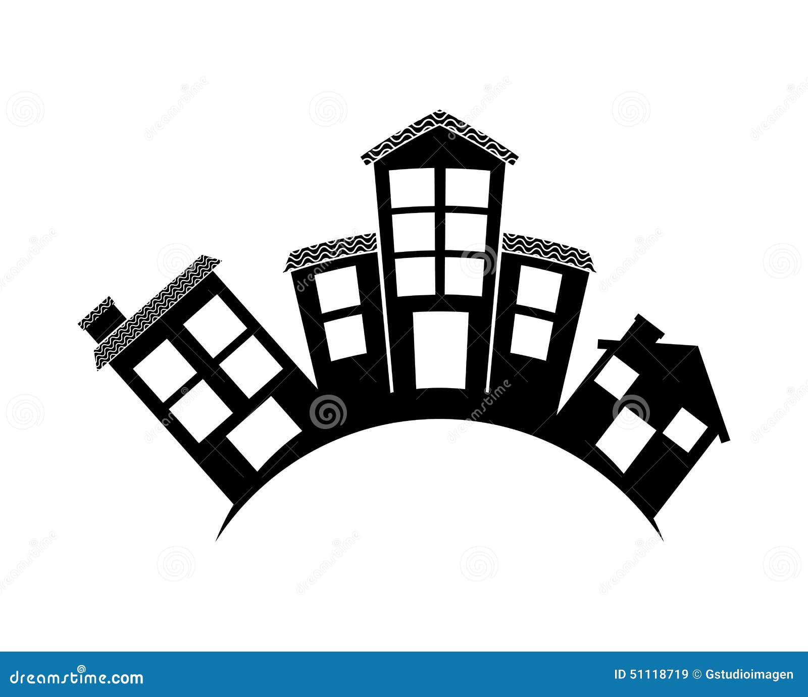 Welcome neighborhood stock vector. Illustration of symbol - 51118719