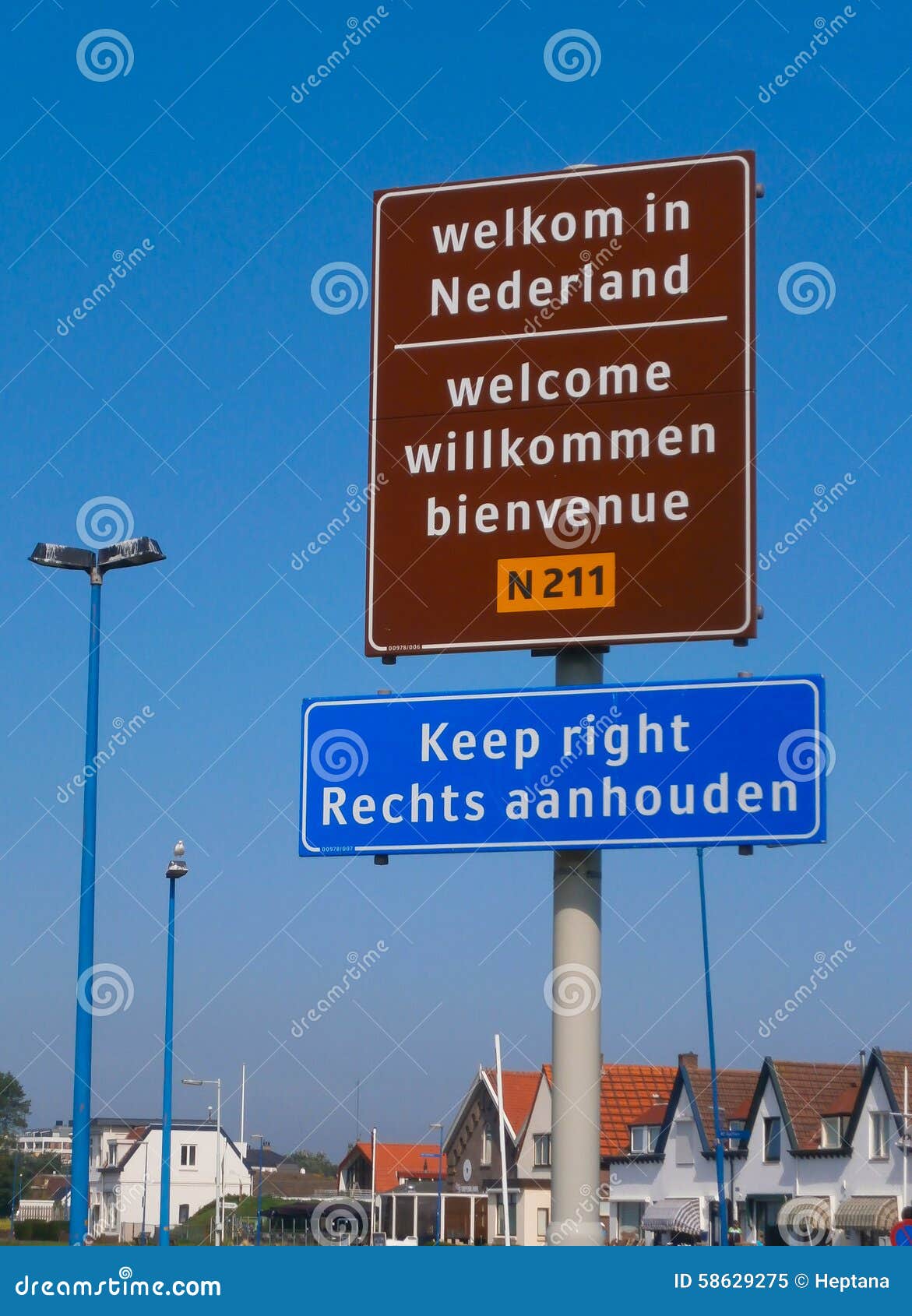 Welcome in the Netherlands editorial image. Image of board - 58629275