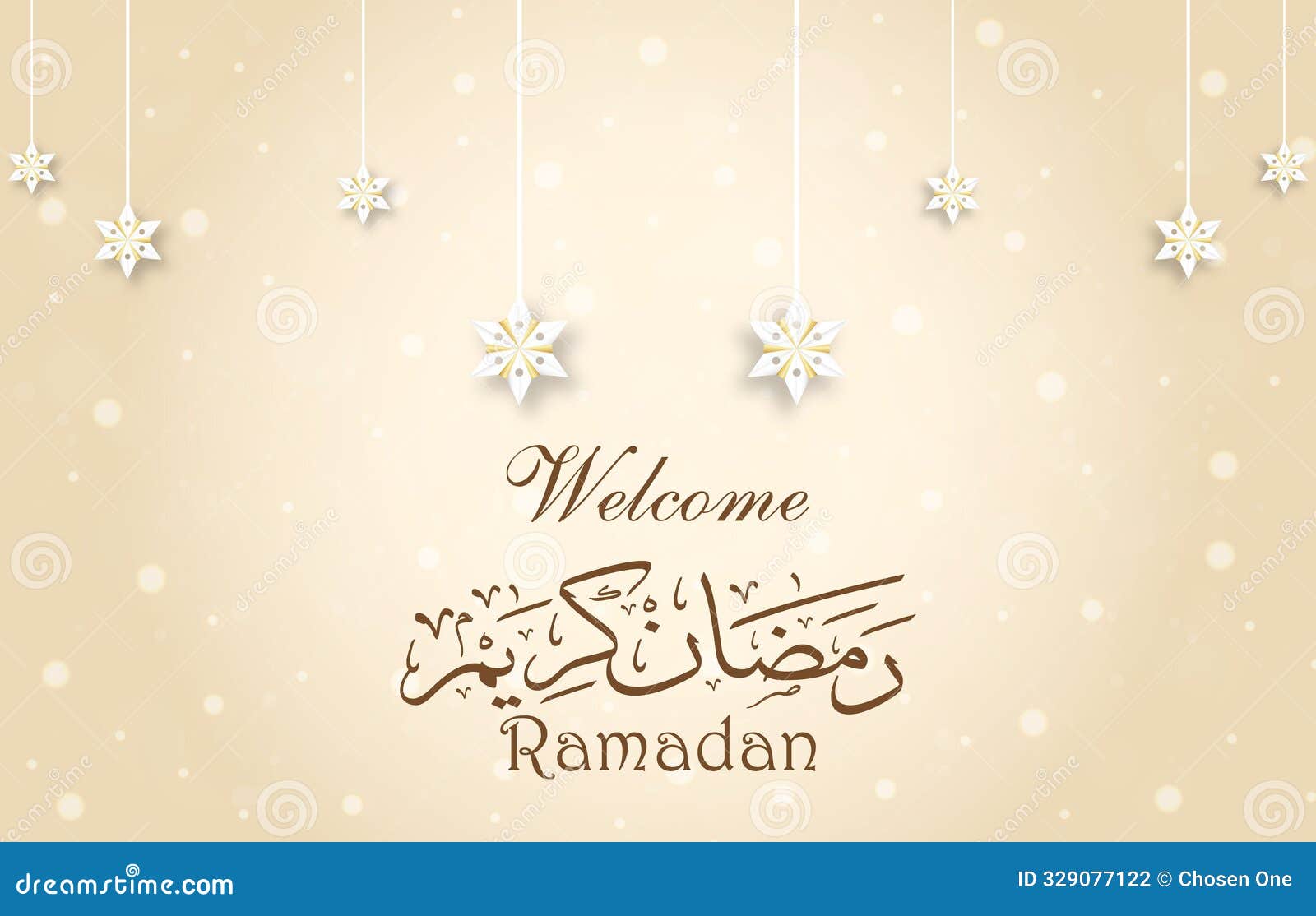 Welcome Ramadan Kareem 2024 Banner With Green Background Design 39 ...