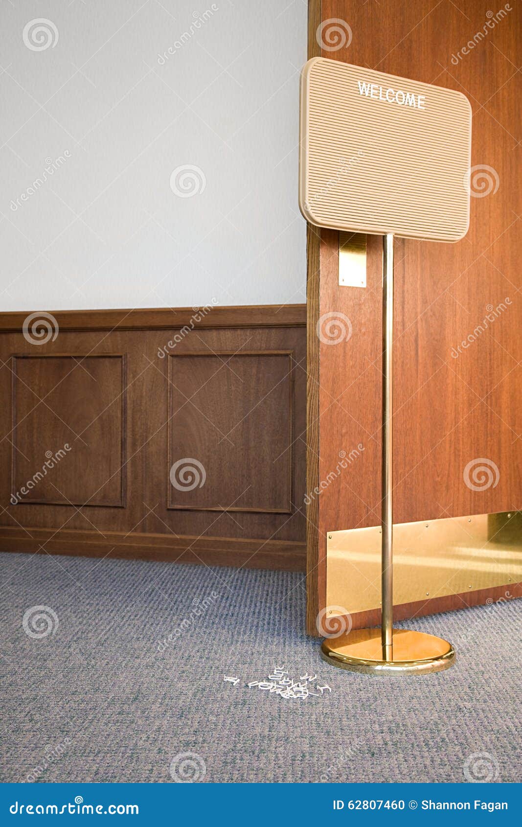 Welcome sign stock photo. Image of billboard, interior - 62807460