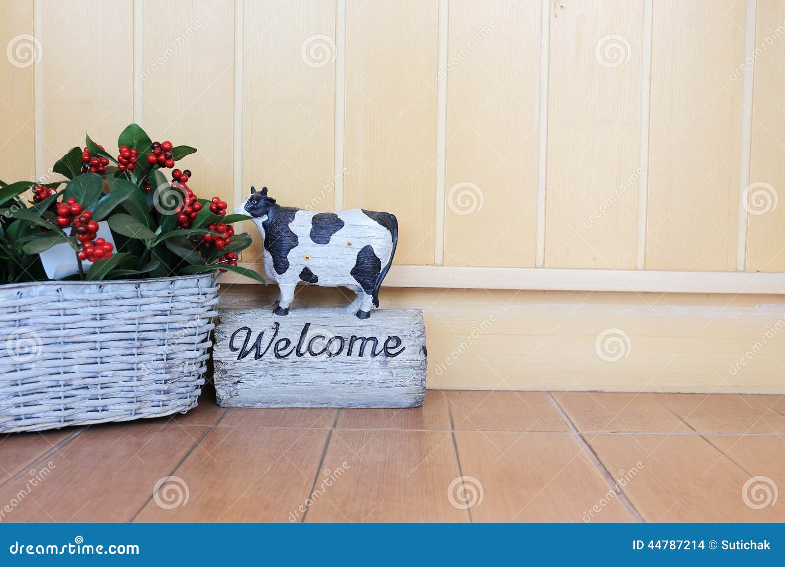 Welcome sign in cafe stock photo. Image of wall, furniture - 44787214