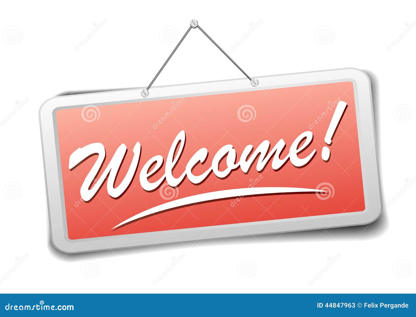 Welcome sign stock illustration. Illustration of market - 44847963