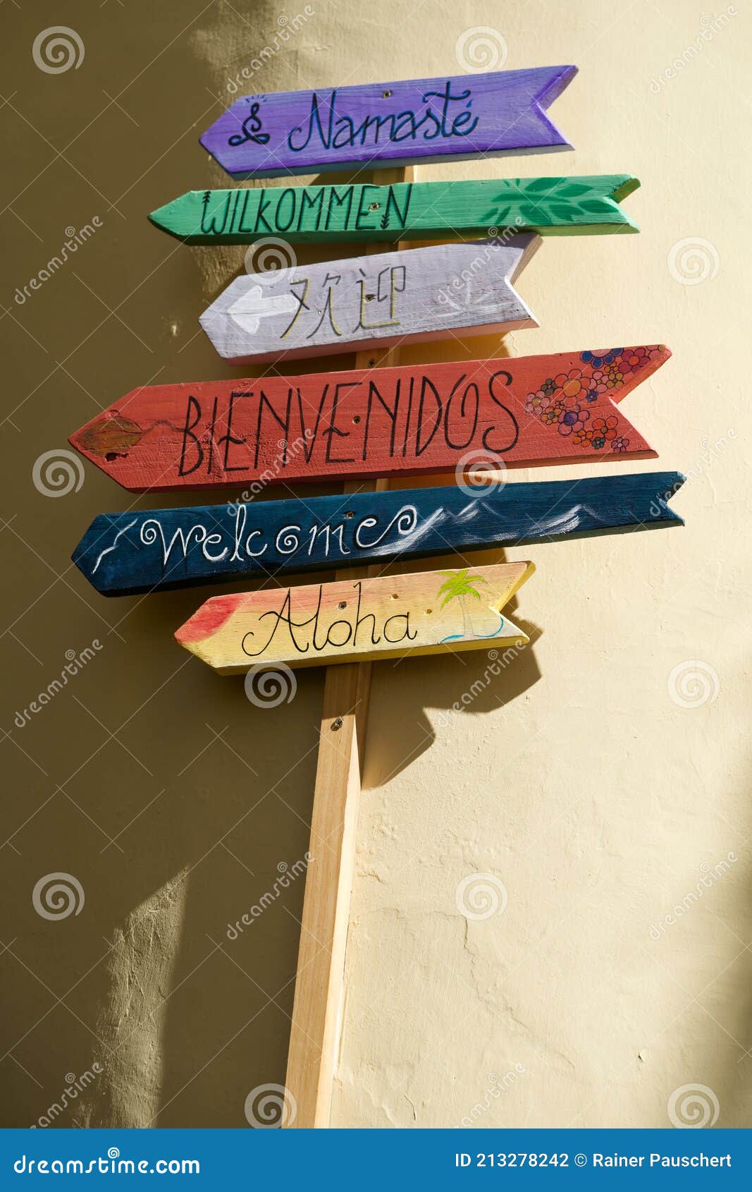 Welcome Sign in Different Languages Stock Photo - Image of dawn, letter ...
