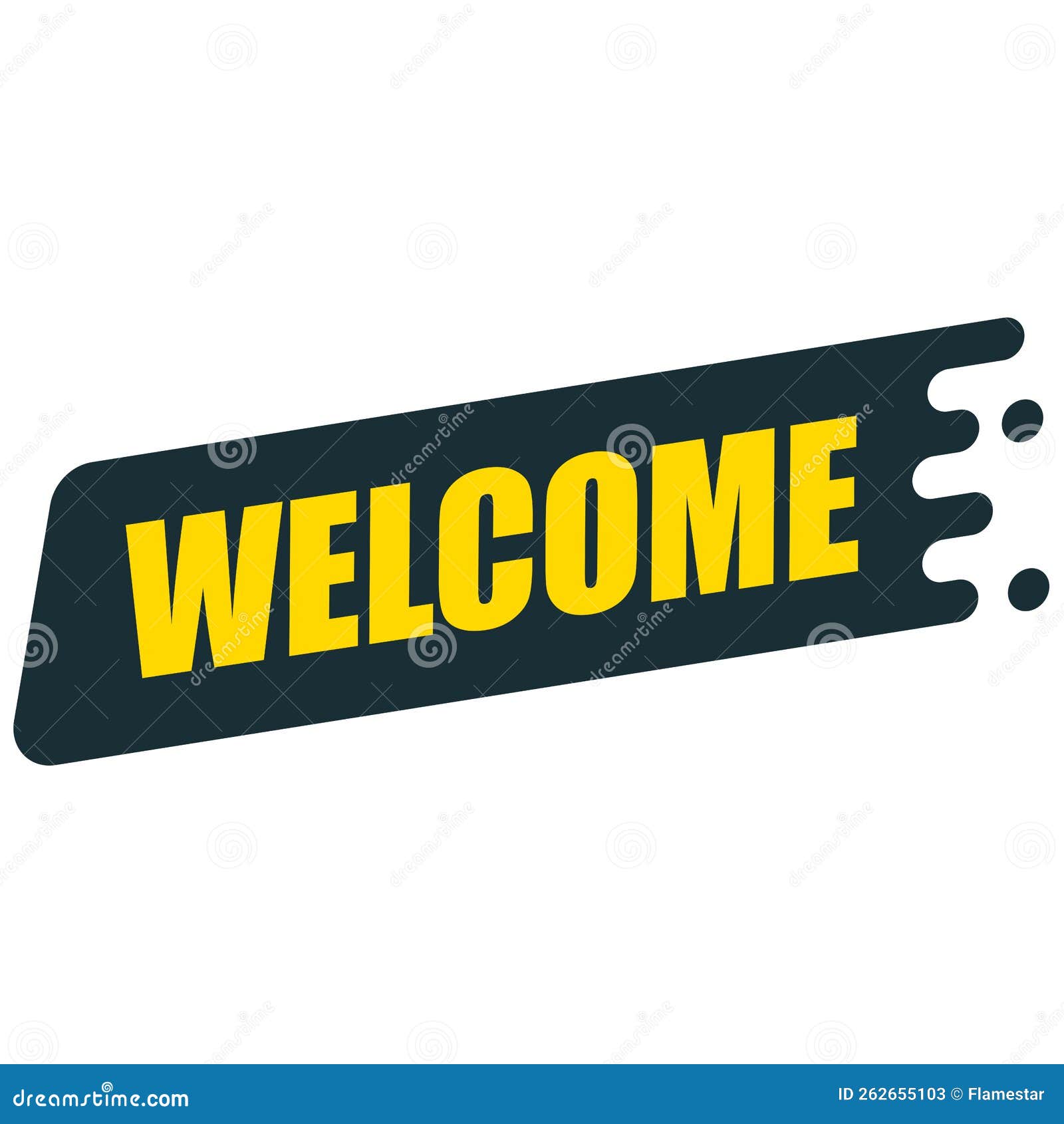 Welcome, Speech Bubble. Banner, Speech Bubble with Text Welcome. Stock ...