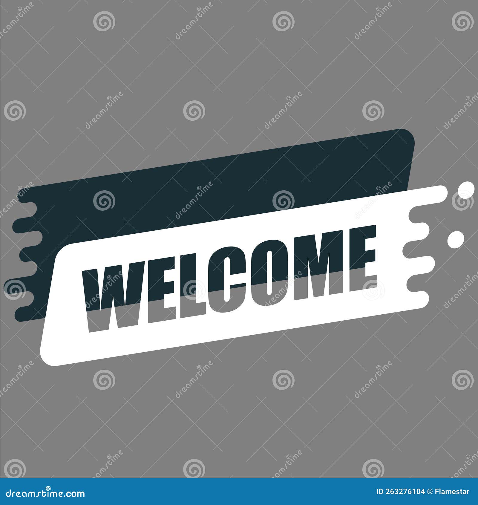 Welcome, Speech Bubble. Banner, Speech Bubble with Text Welcome. Stock ...