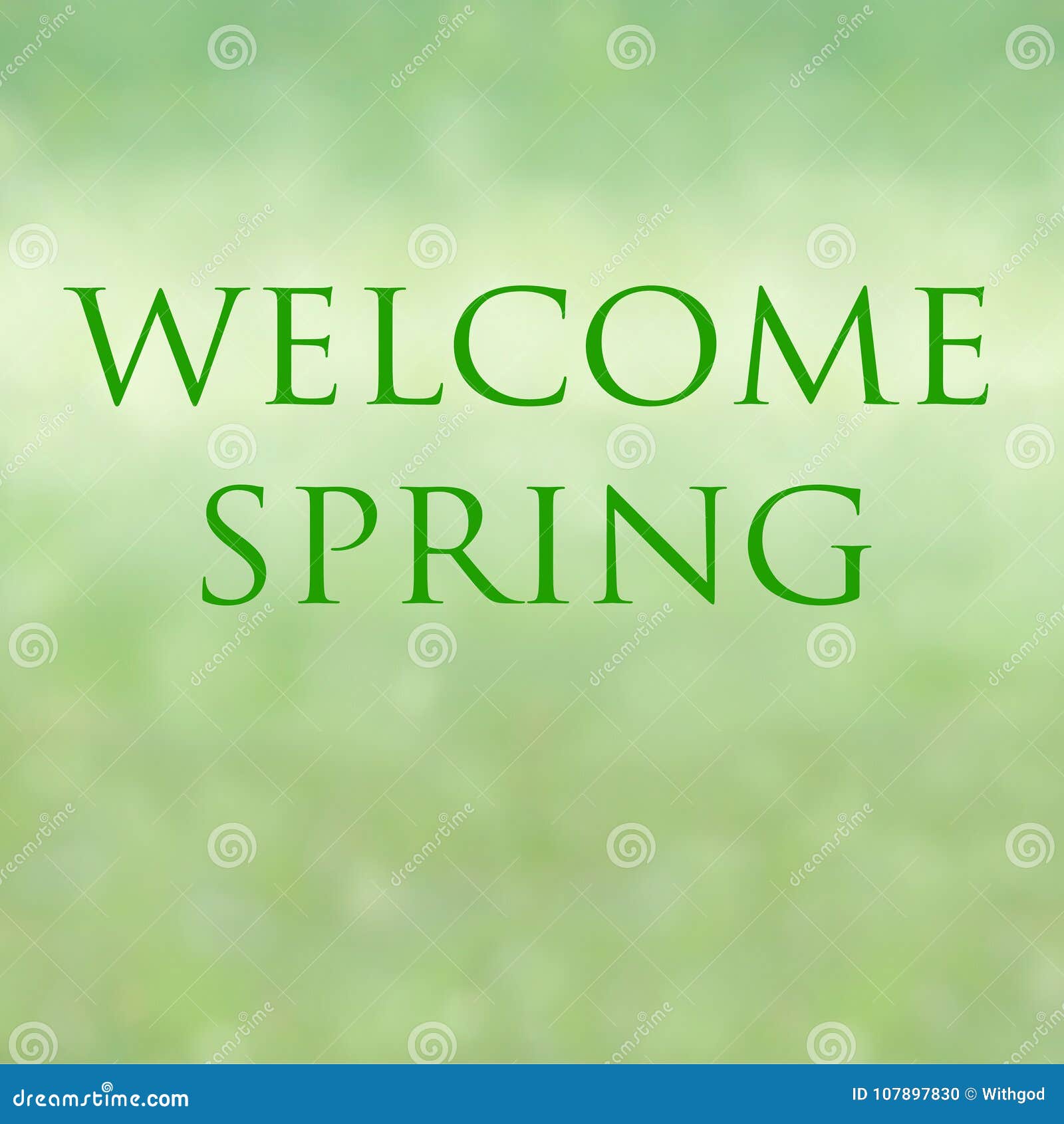 Welcome spring background stock photo. Image of abstract - 107897830