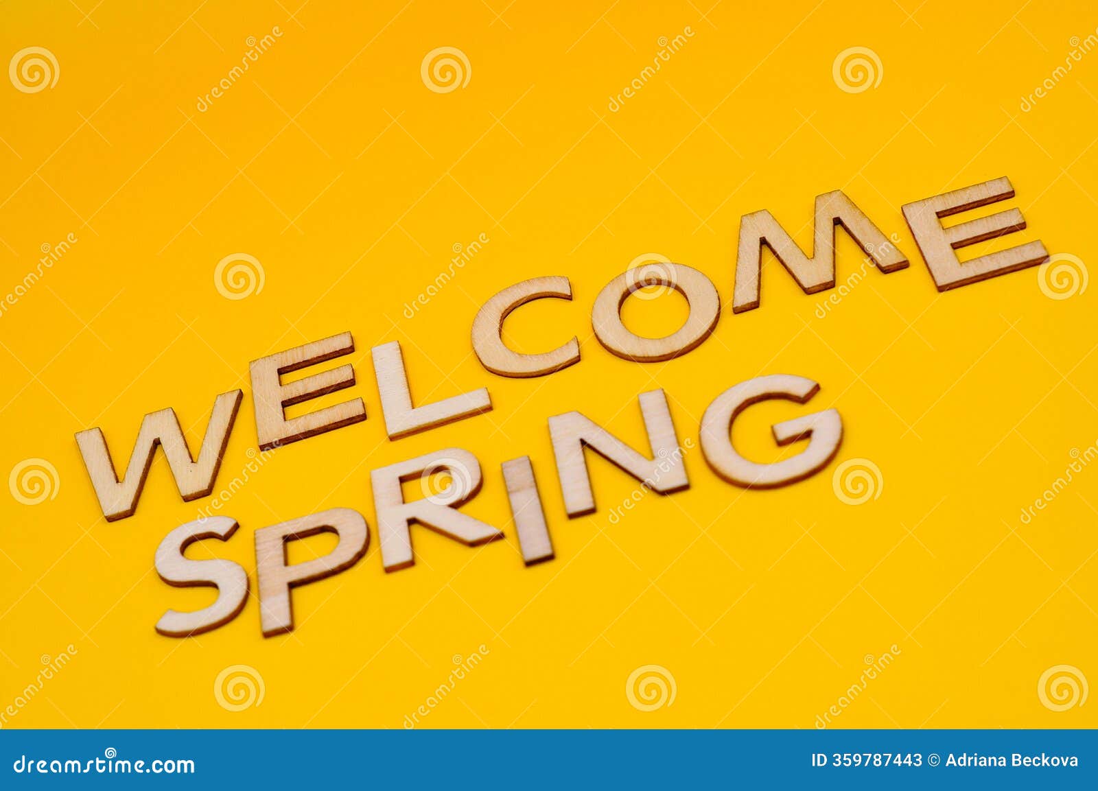 Welcome spring stock image. Image of number, brand, espring - 359787443