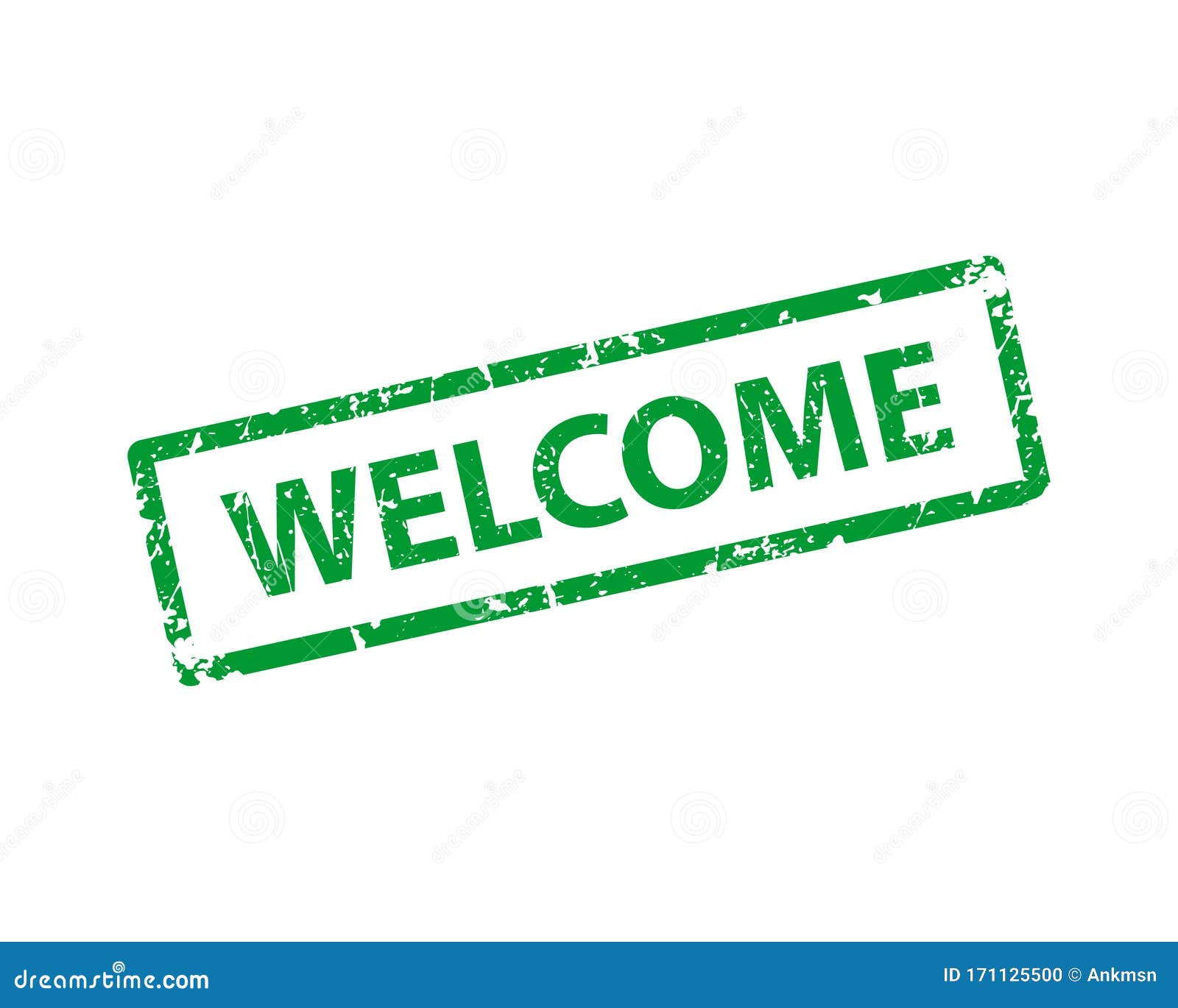 Welcome Stamp Vector Texture. Rubber Cliche Imprint. Web or Print ...