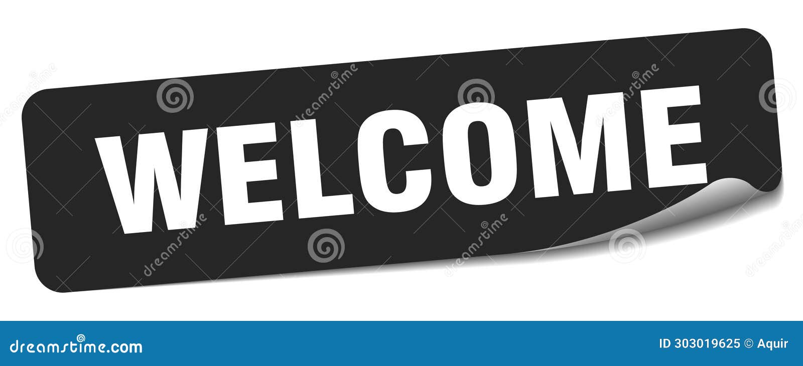 Welcome Sticker. Welcome Label Stock Vector - Illustration of ...