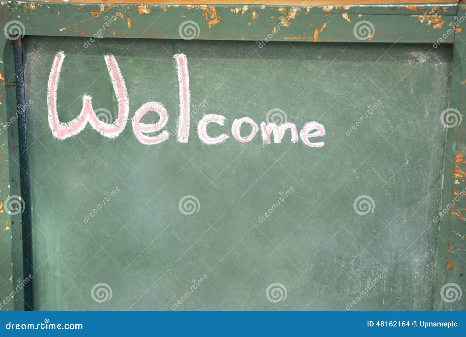 How To Write Welcome Text On Blackboard