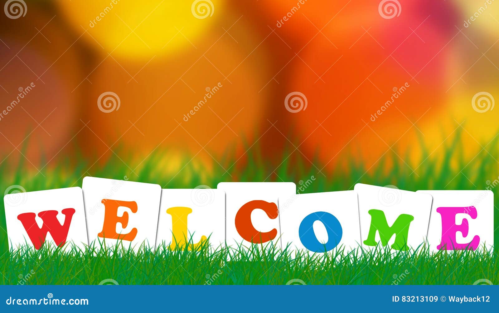 Welcome Text Concept stock image. Image of communication - 83213109