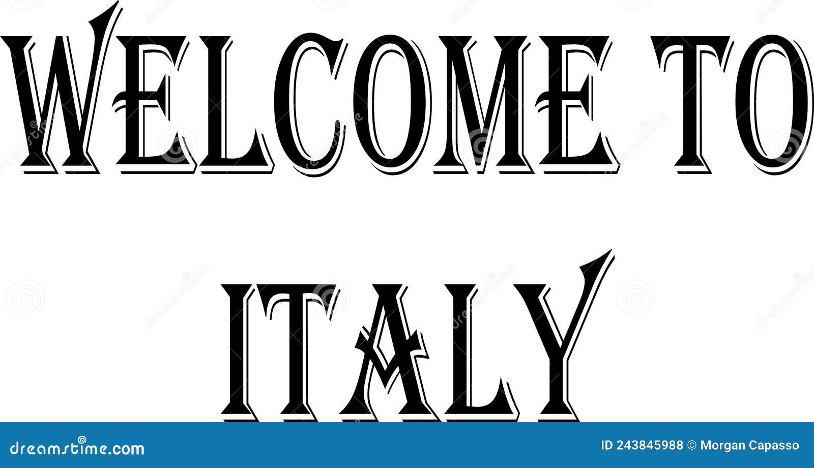 Welcome Text Sign Illustration Stock Vector - Illustration of highway ...