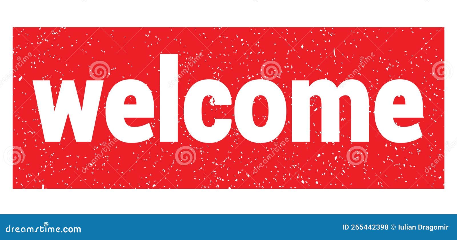 Welcome Text Written on Red Stamp Sign Stock Illustration ...
