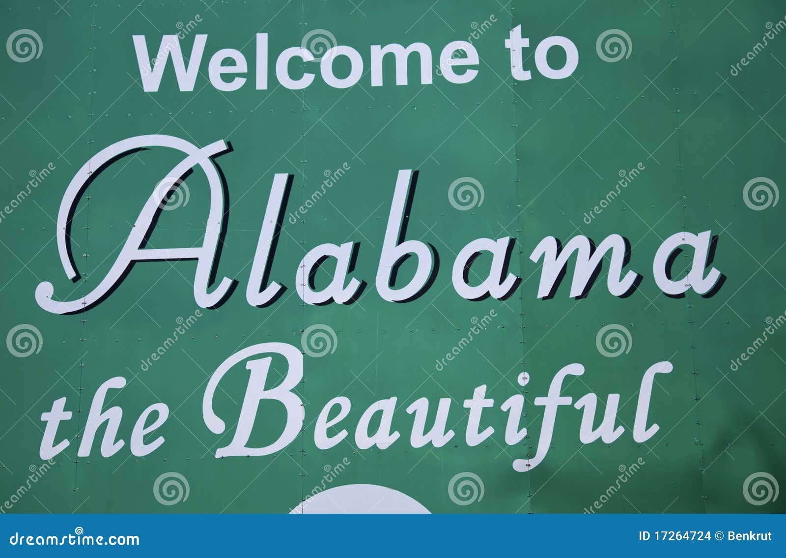 Welcome to Alabama stock photo. Image of beatiful, sign - 17264724