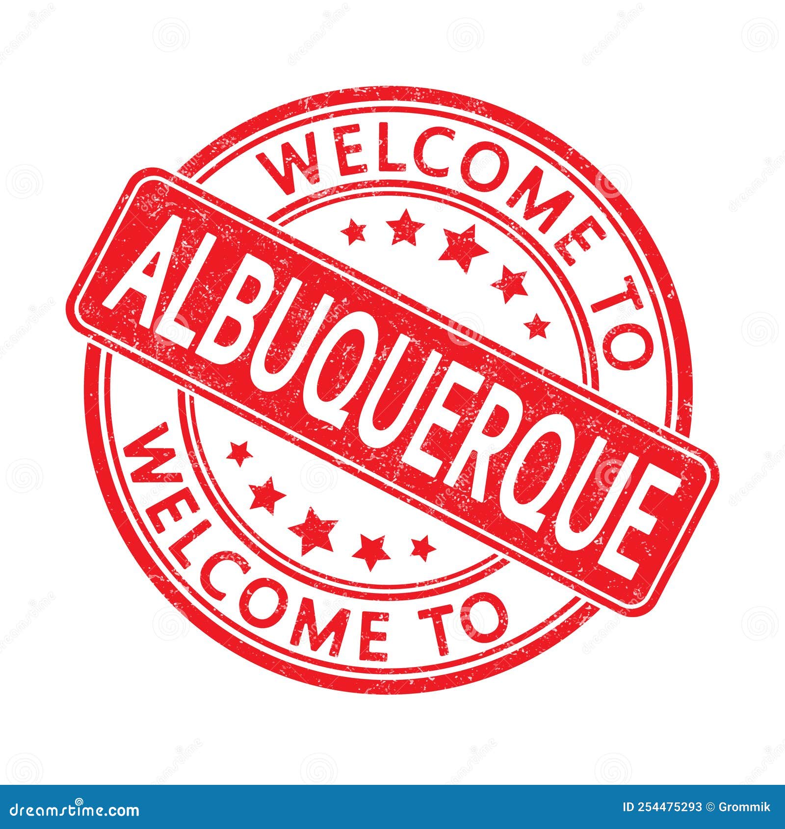 Welcome To Albuquerque Stamp. Albuquerque Round Sign Vector ...