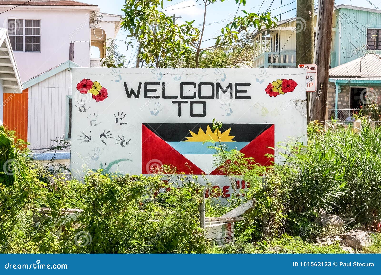 Welcome to Antigua stock image. Image of sugar, cane - 101563133