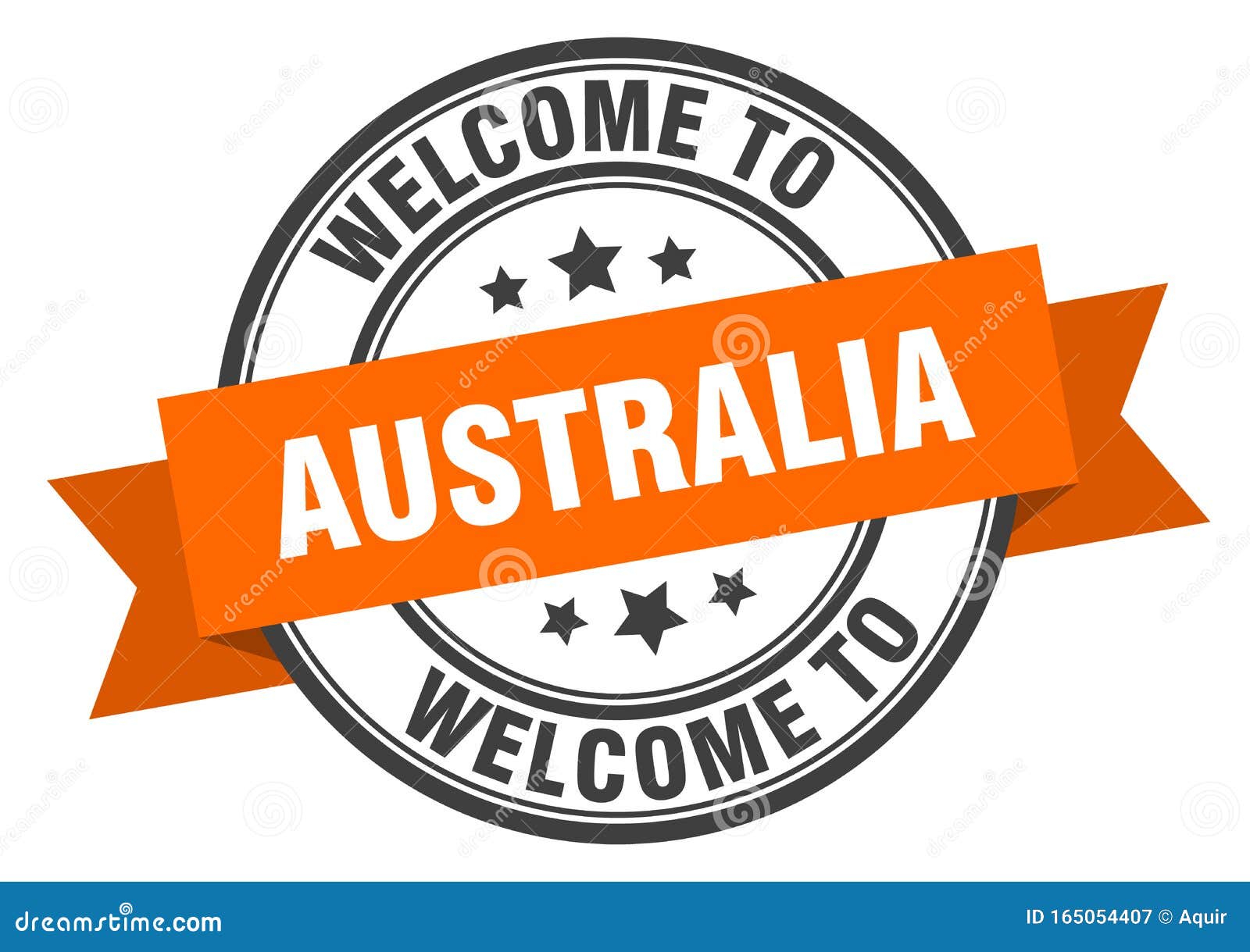 Welcome To Australia. Welcome To Australia Isolated Stamp Stock Vector ...