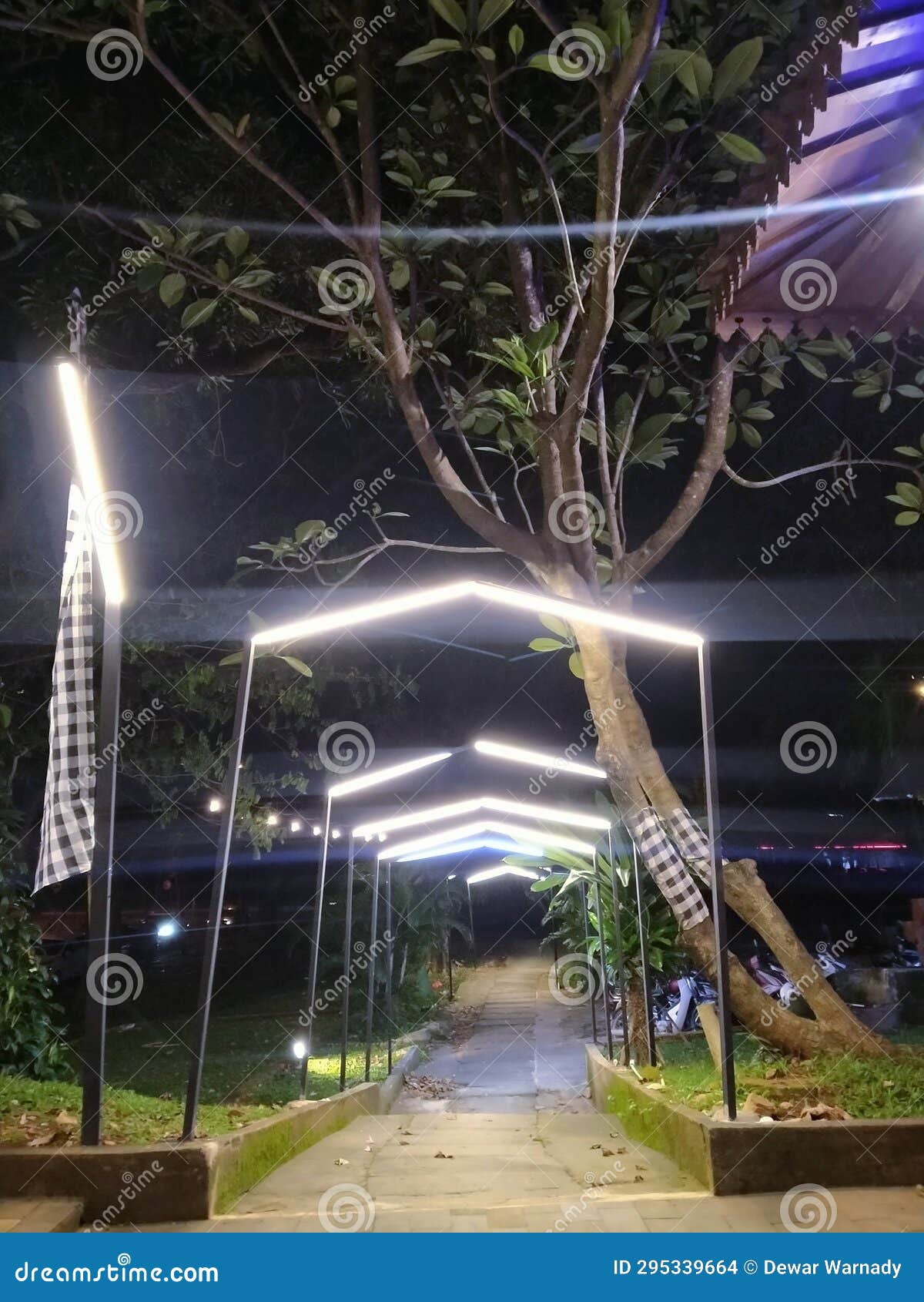 Welcome To Bali Terrace Cafe Stock Photo - Image of lighting, welcome ...