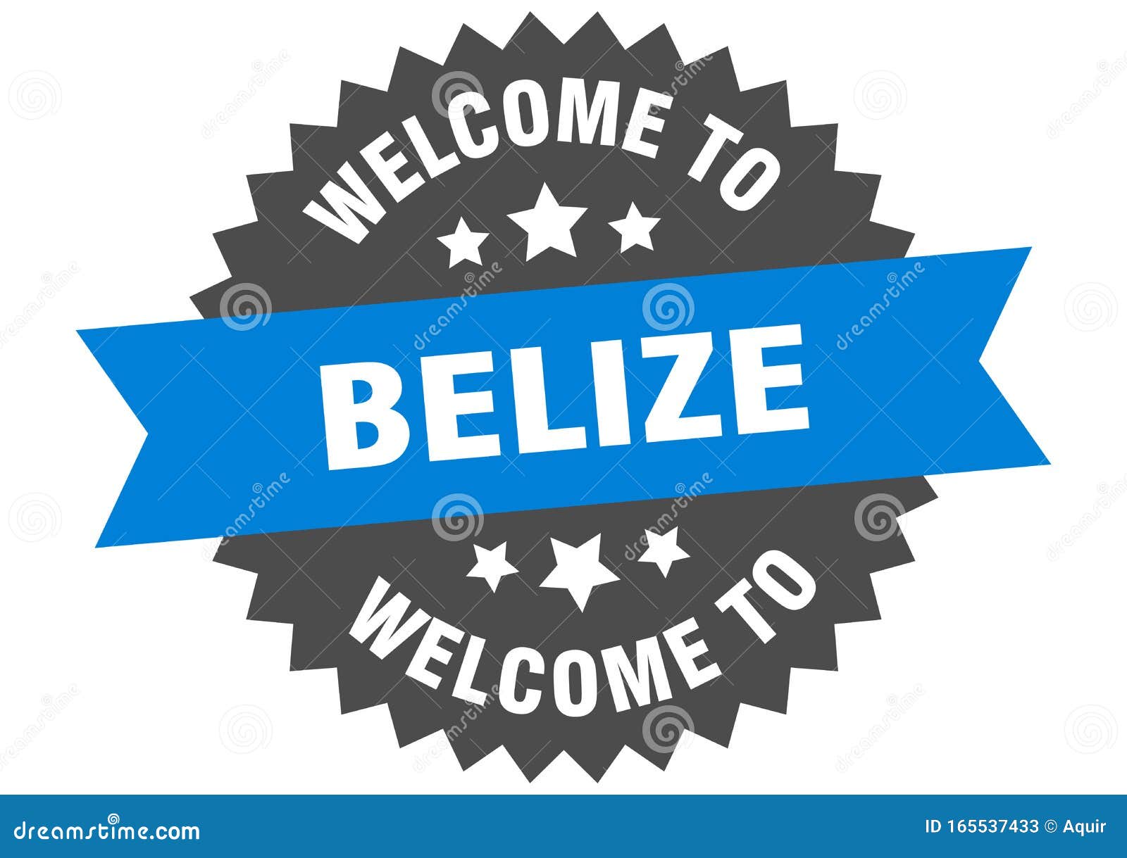 Welcome To Belize. Welcome To Belize Isolated Sticker Stock Vector ...