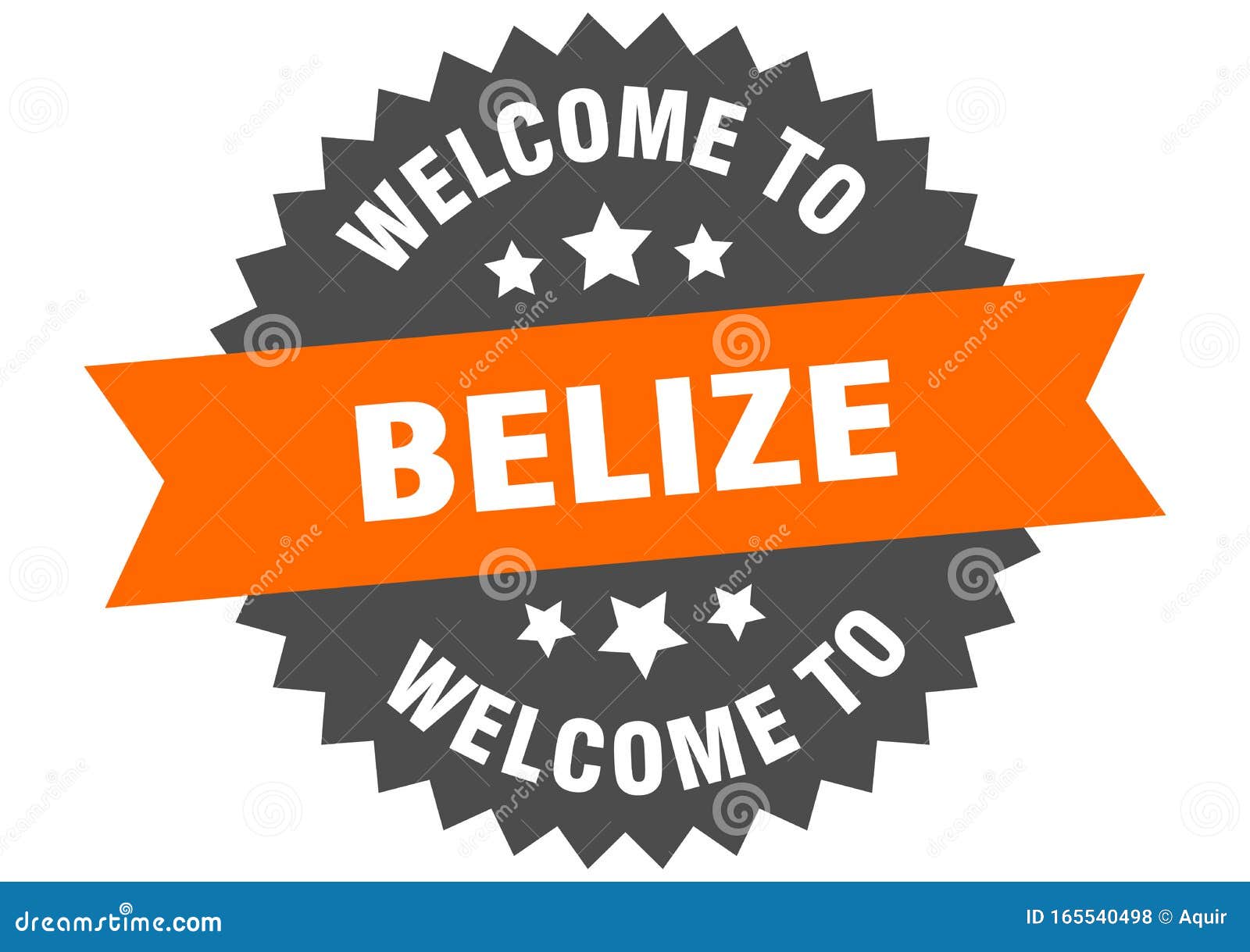 Welcome To Belize. Welcome To Belize Isolated Sticker Stock Vector ...