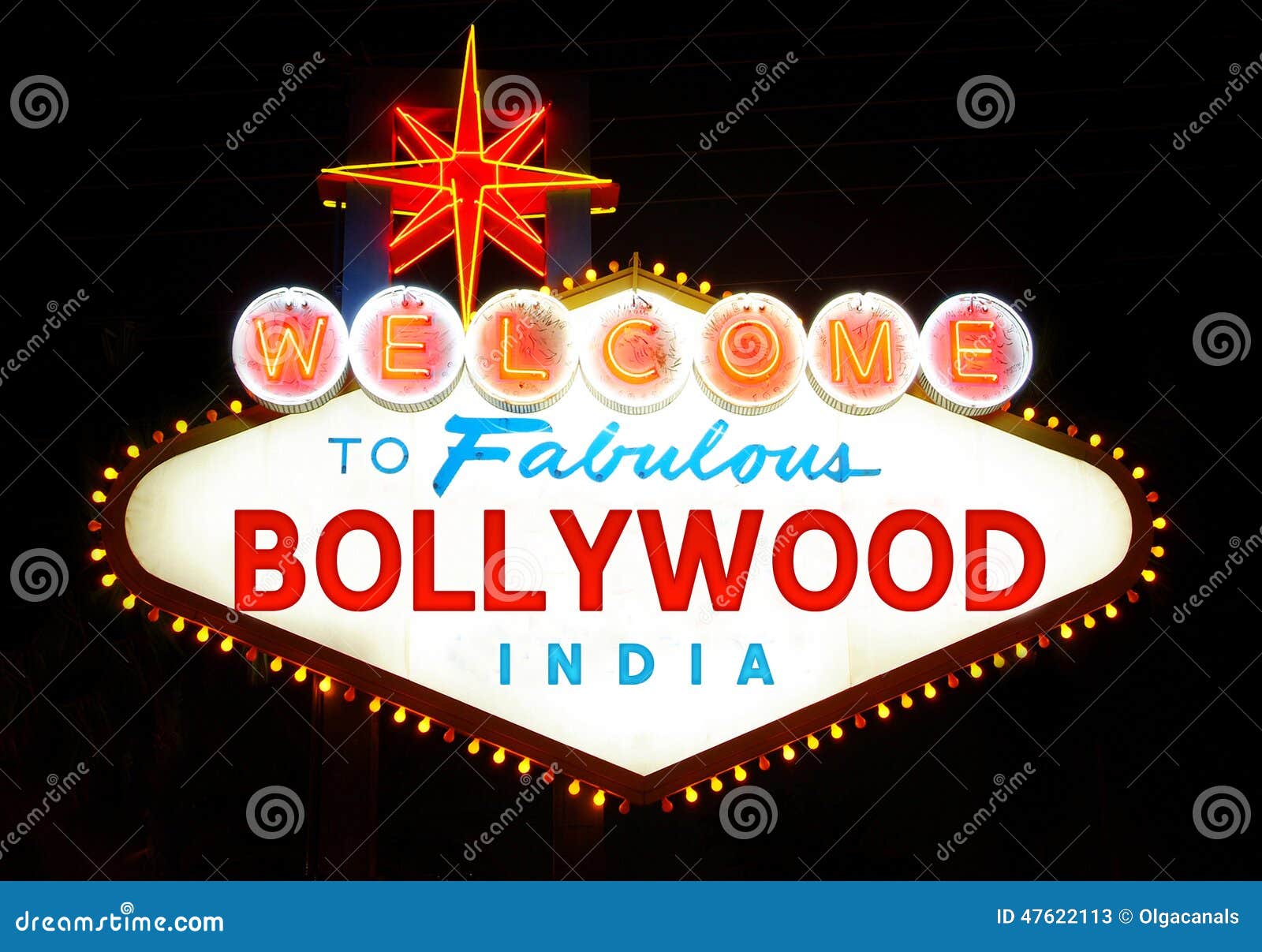 Welcome to Bollywood stock image. Image of fabulous, fashioned - 47622113