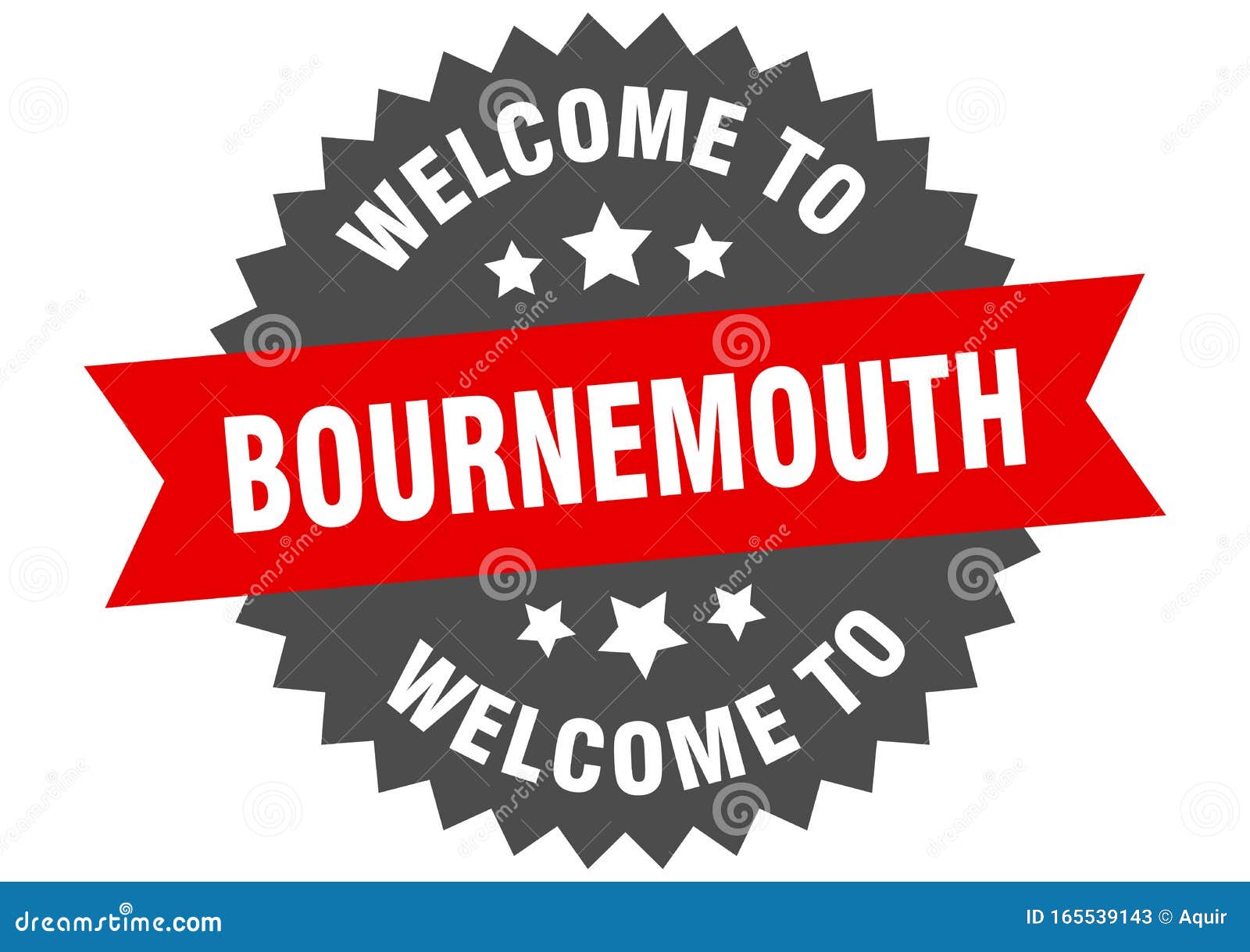Welcome To Bournemouth. Welcome To Bournemouth Isolated Sticker Stock ...