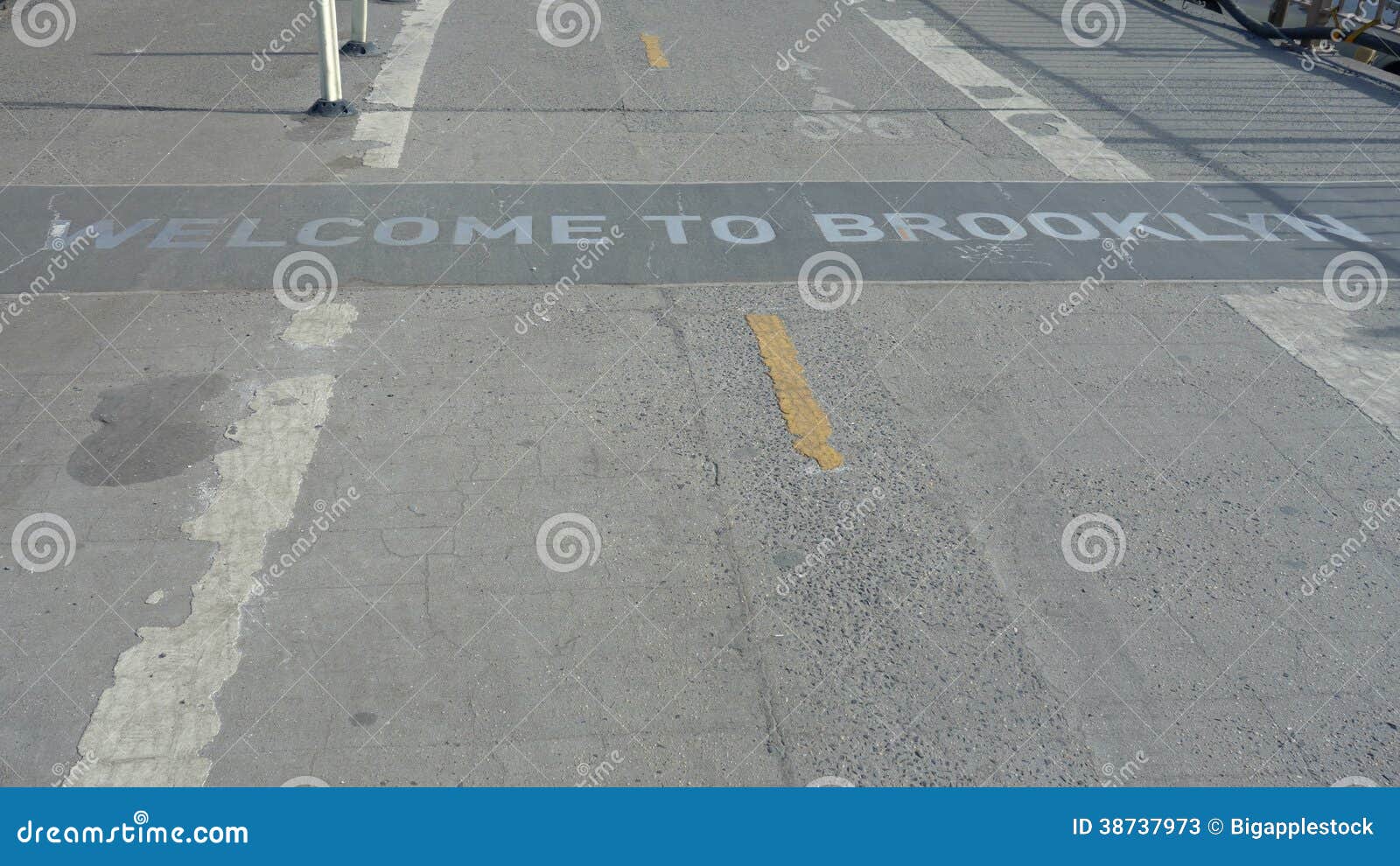 Welcome to Brooklyn stock image. Image of york, borough - 38737973