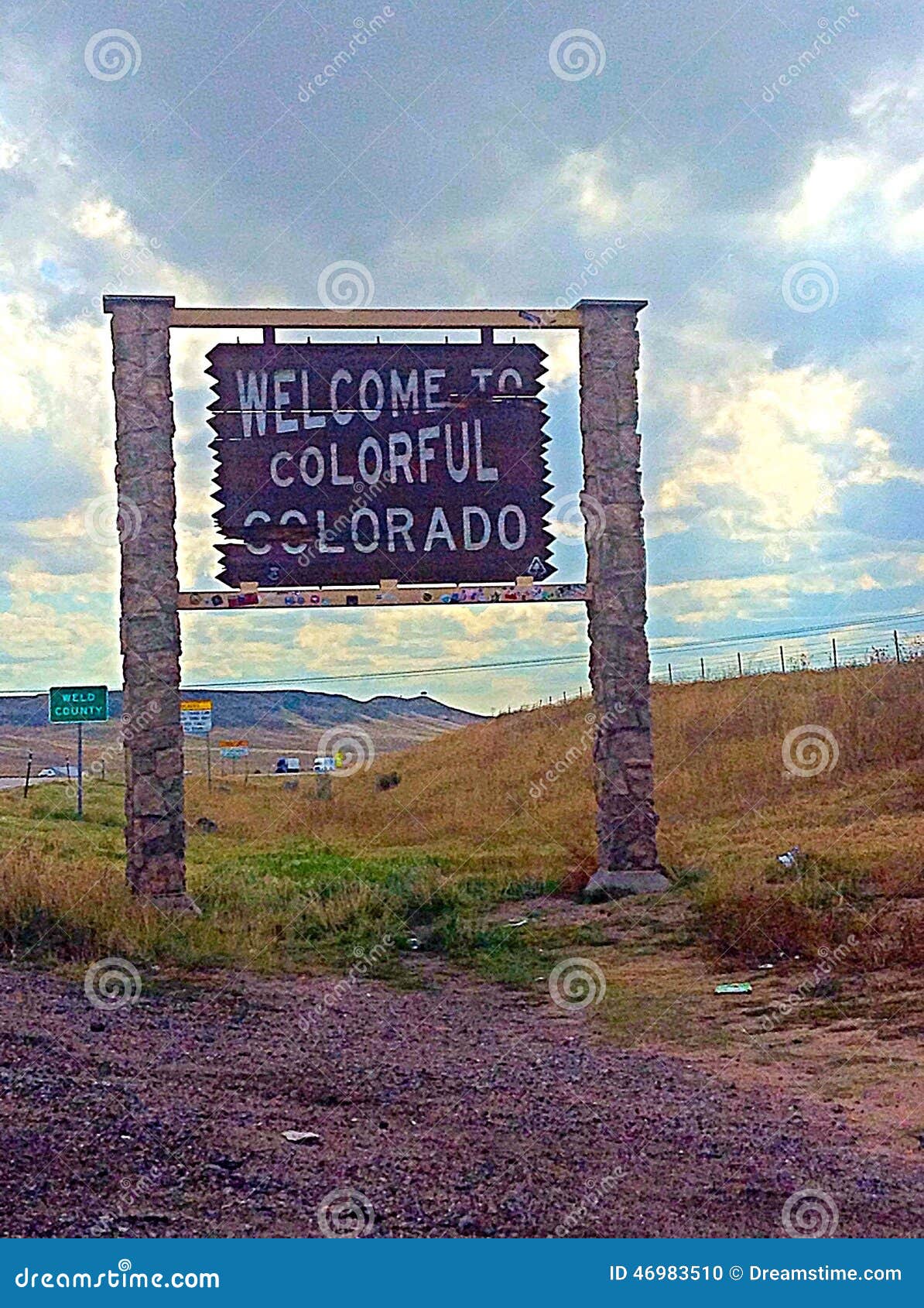 Welcome to Colorado stock photo. Image of welcome, sign - 46983510