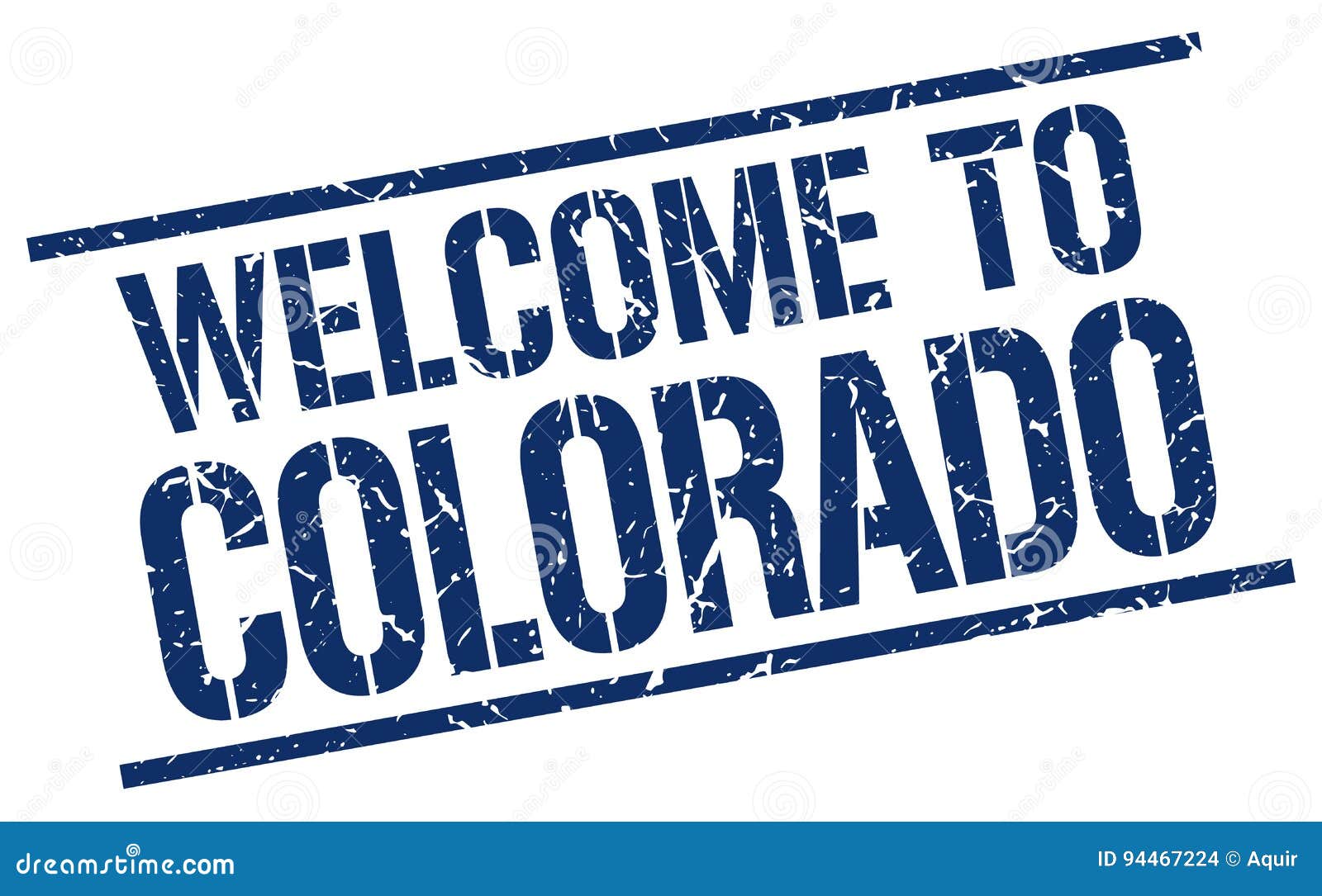 Welcome to Colorado stamp stock vector. Illustration of colorado - 94467224
