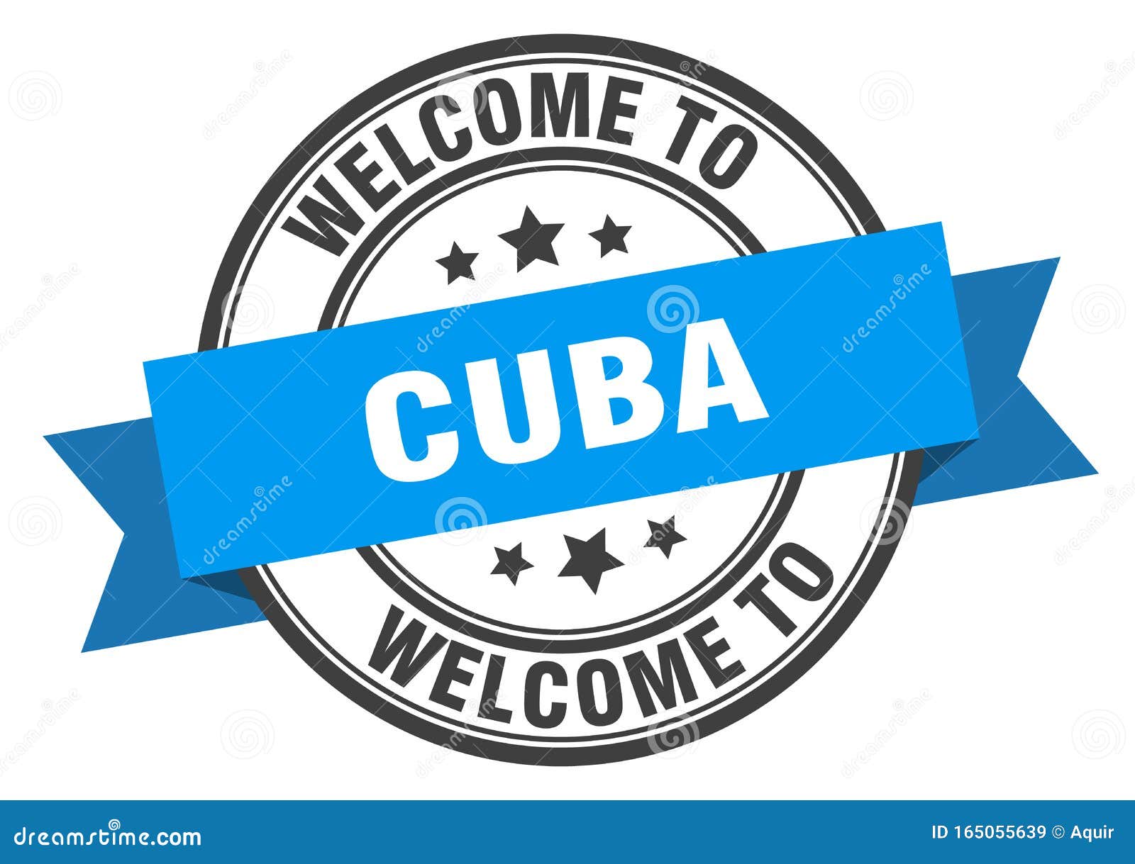 Welcome To Cuba. Welcome To Cuba Isolated Stamp Stock Vector ...