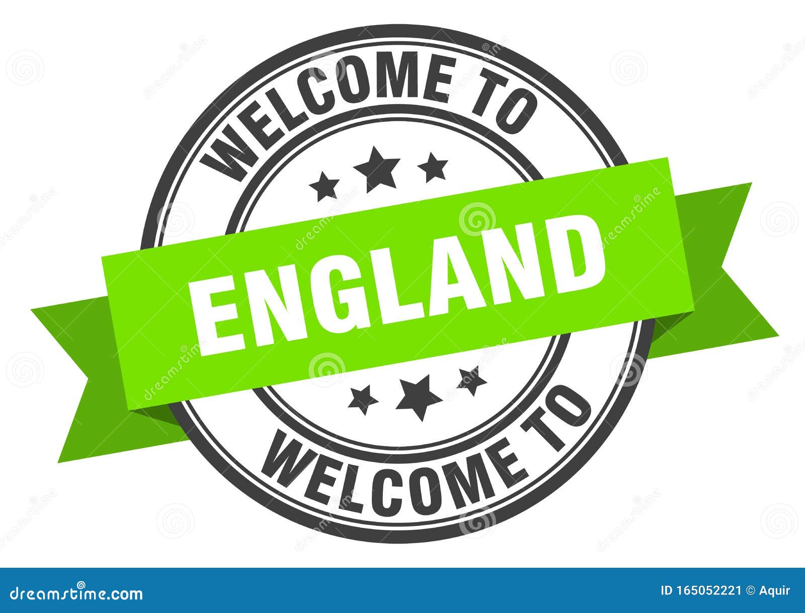 Welcome To England. Welcome To England Isolated Stamp Stock Vector ...