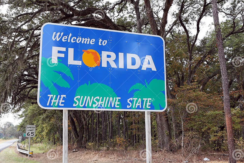 Welcome to Florida stock photo. Image of welcome, florida - 3732398