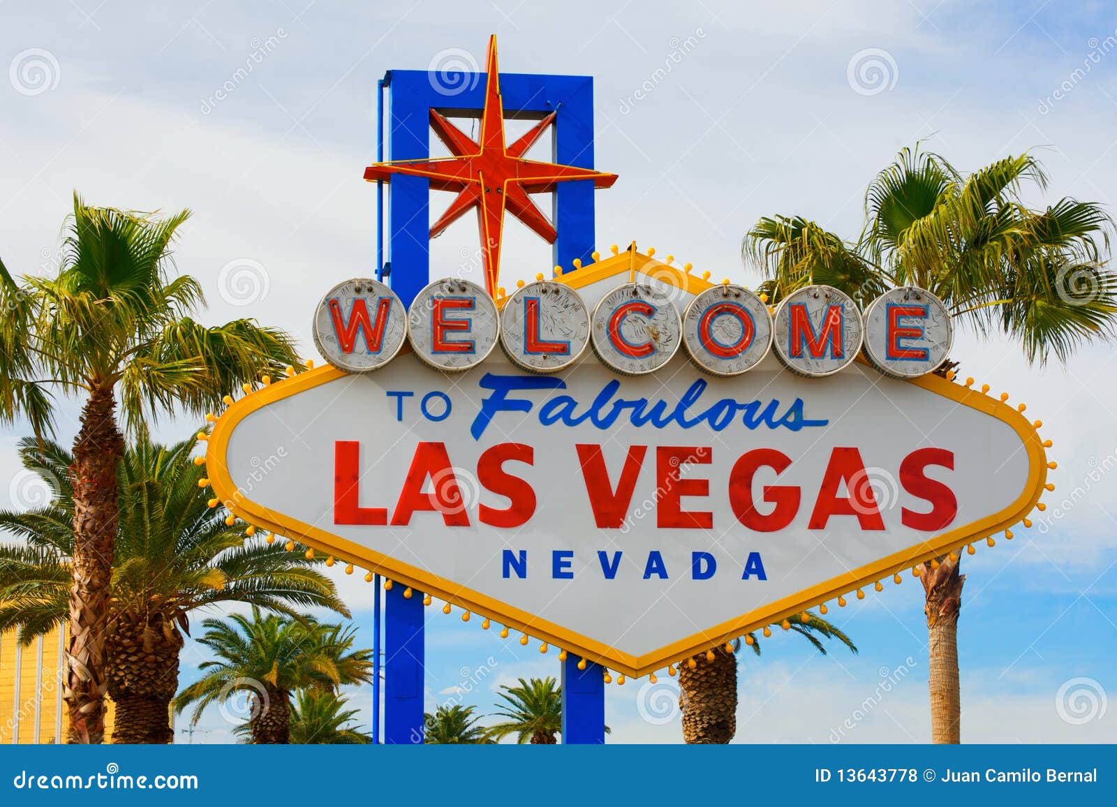 Welcome to Las Vegas sign stock photo. Image of welcome - 13643778