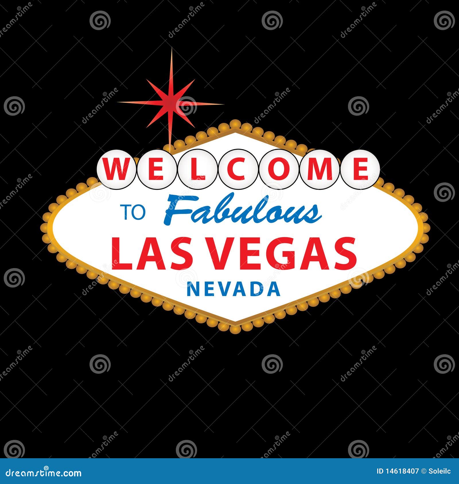 Welcome To Las Vegas Sign Icon. Classic Retro Symbol. Nevada Sight ...