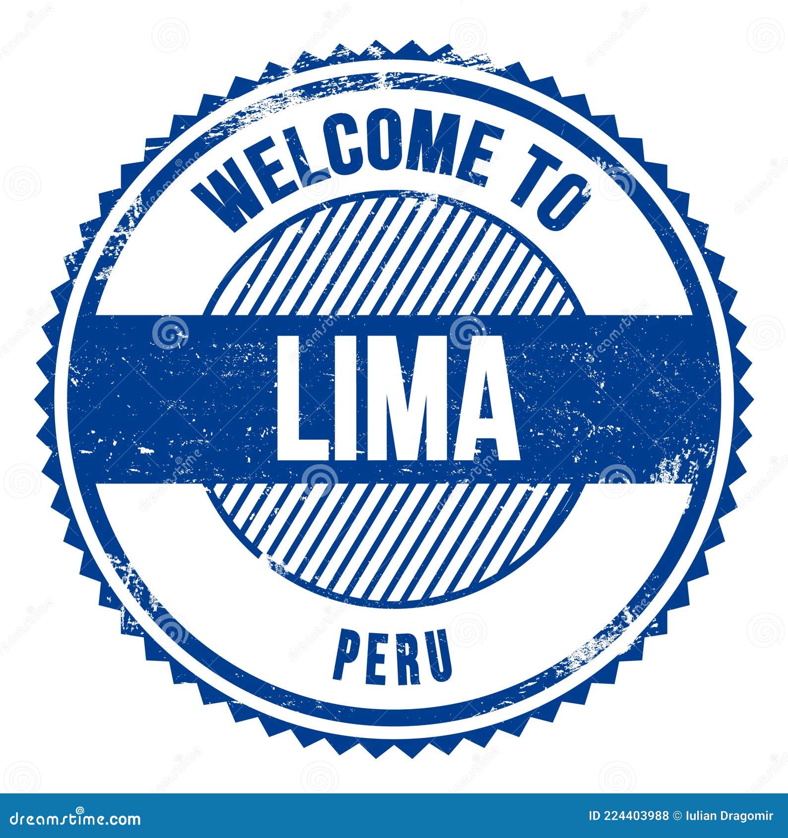 WELCOME TO LIMA - PERU, Words Written On Red Stamp Stock Photography ...