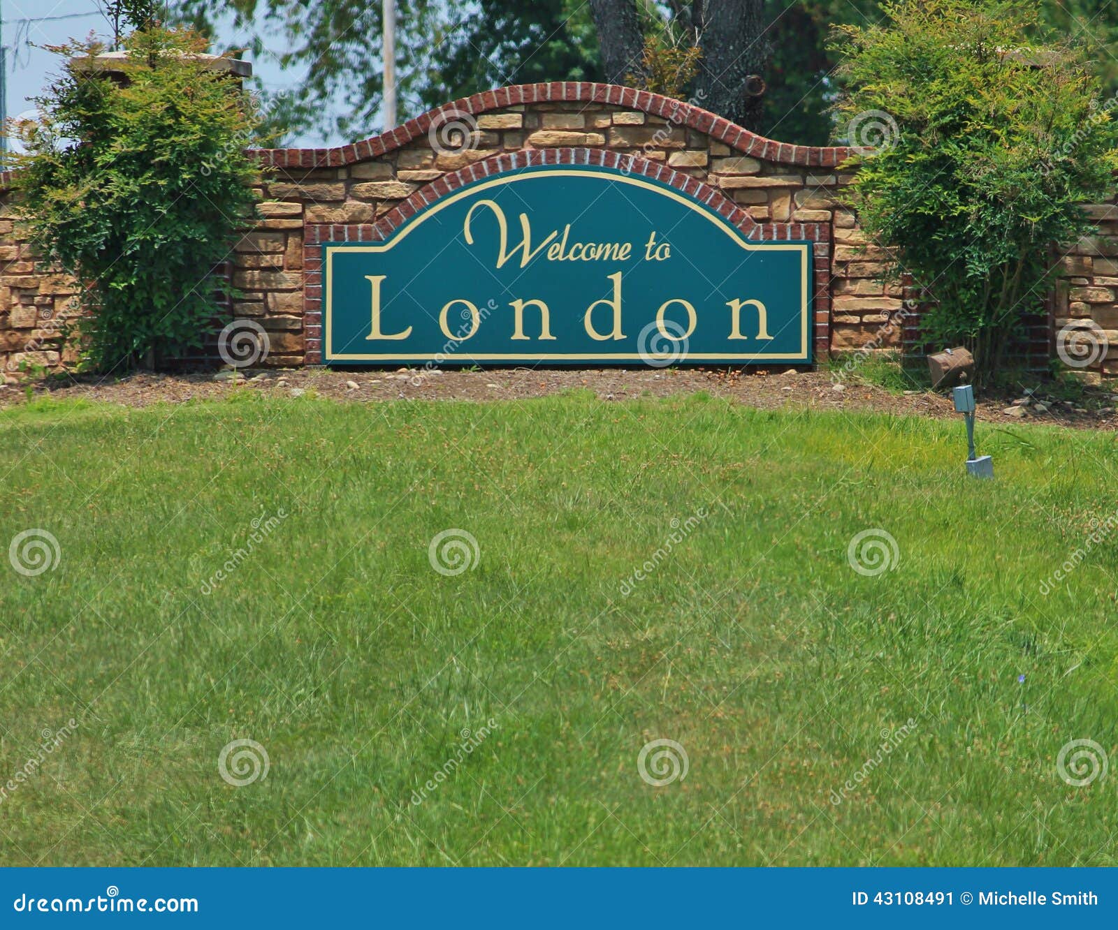 Welcome to London Sign stock image. Image of sign, appalachia - 43108491