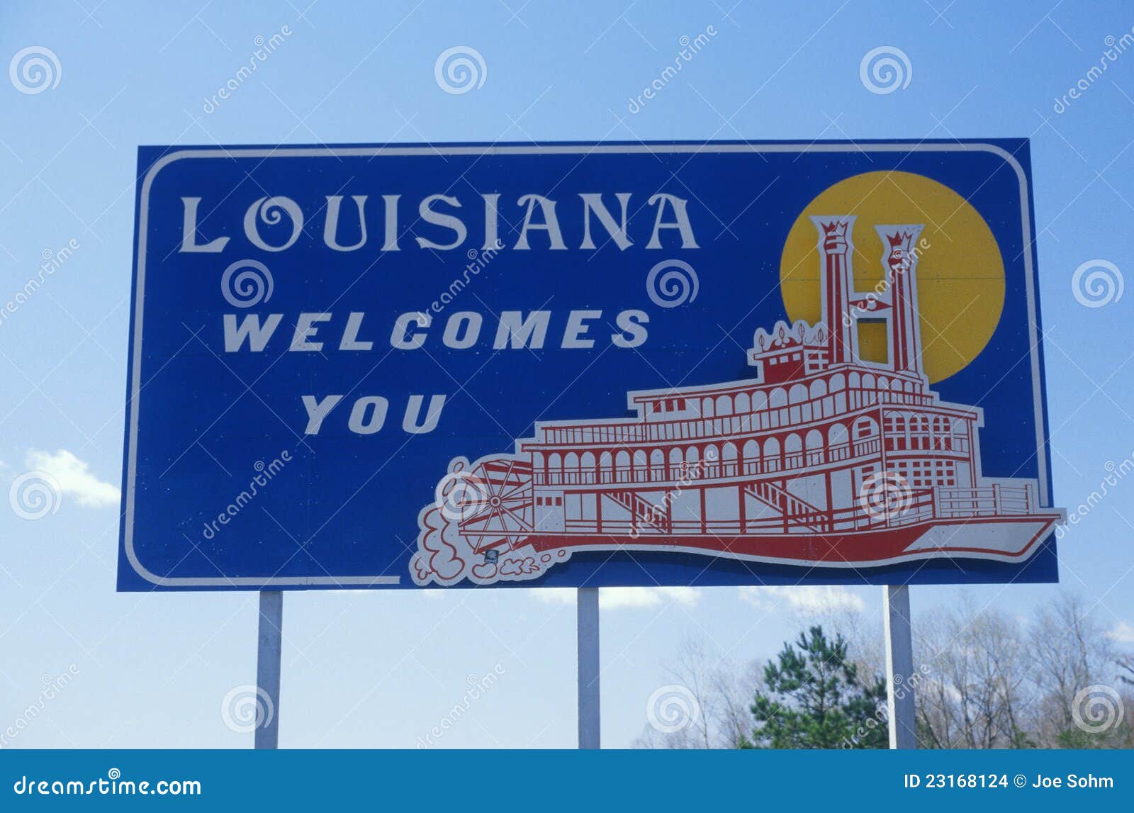 Welcome to Louisiana Sign stock photo. Image of transportation - 23168124