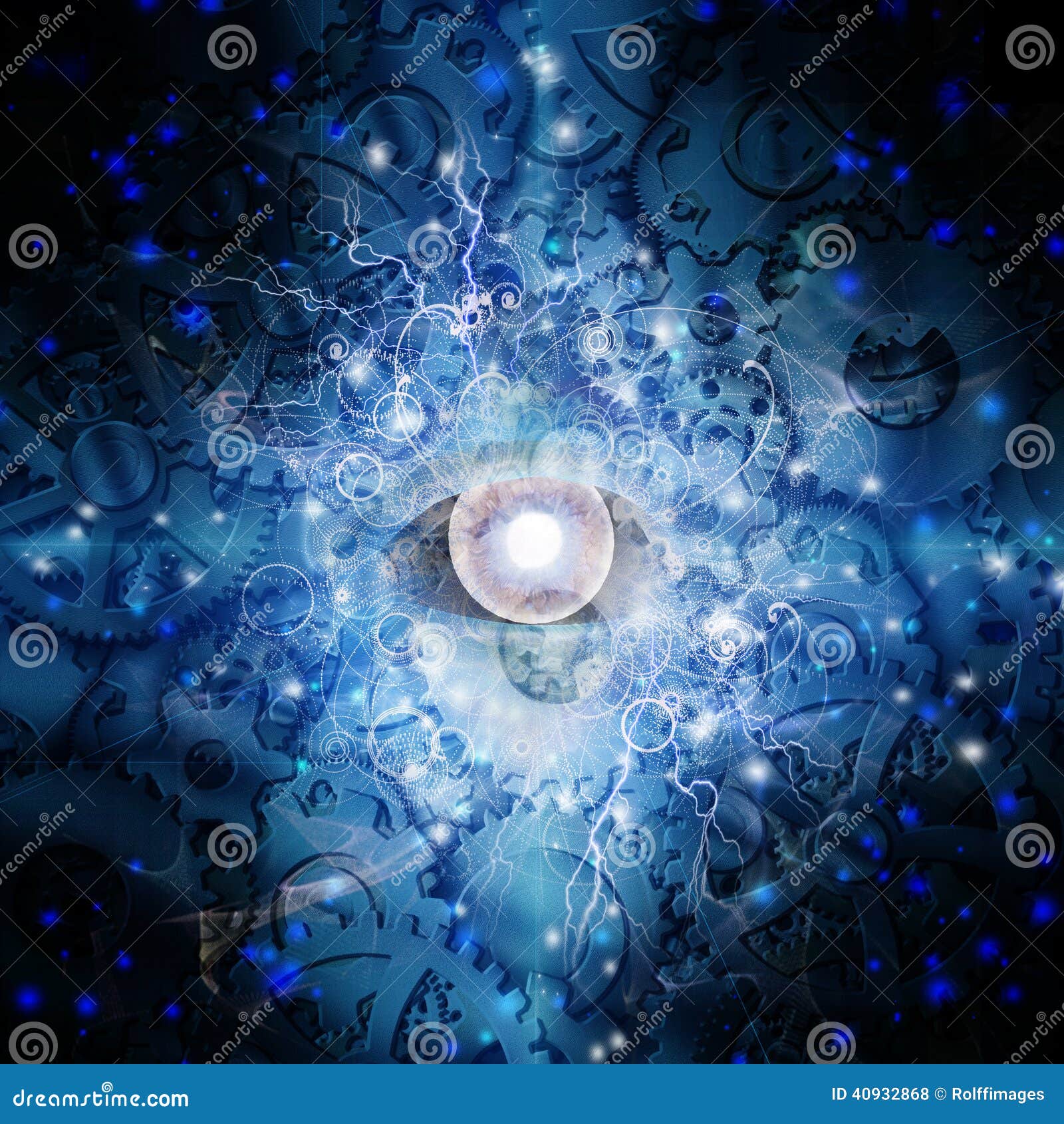 Welcome to the machine stock illustration. Illustration of design ...