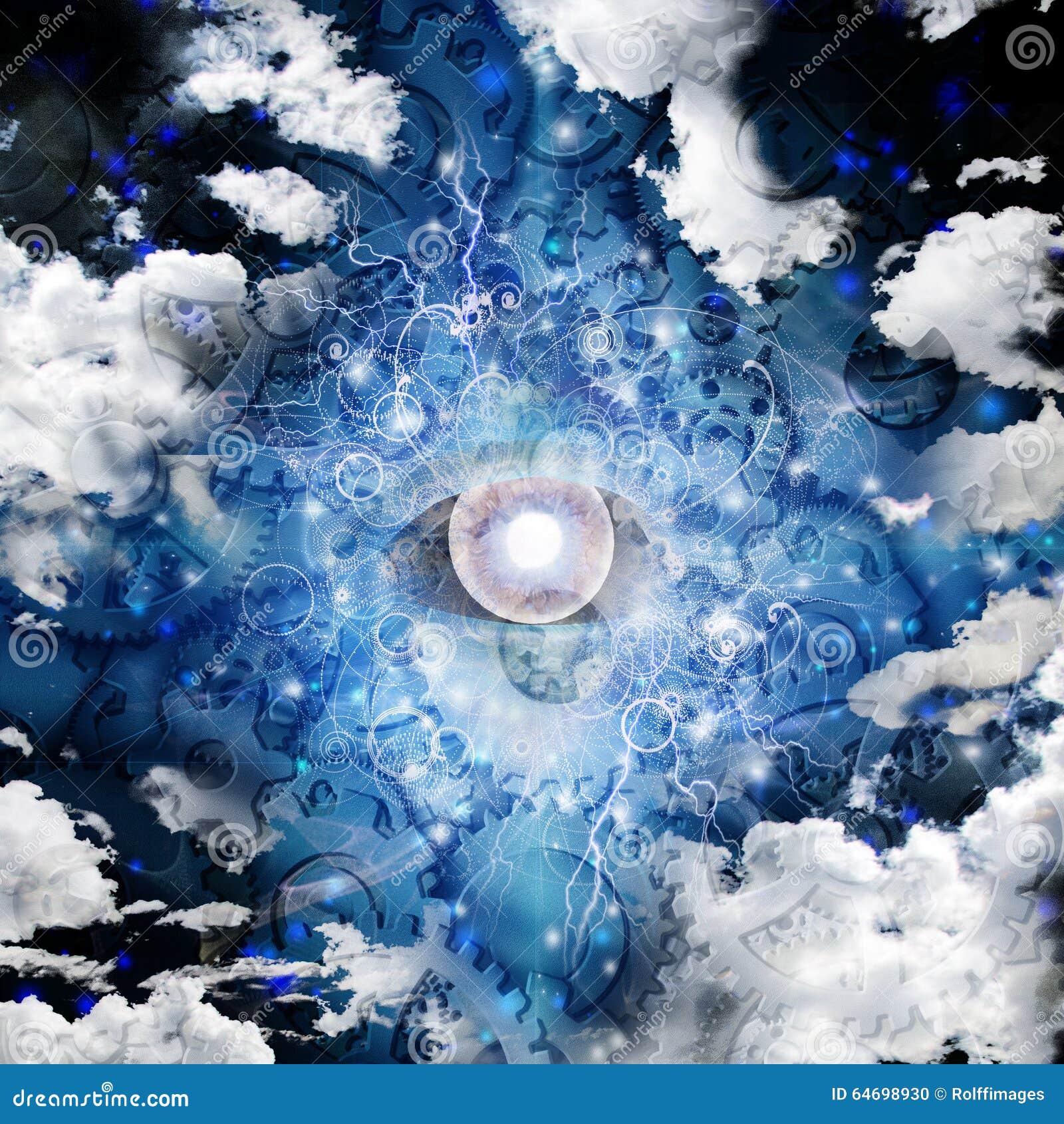 Welcome to the machine II stock illustration. Illustration of fantastic ...