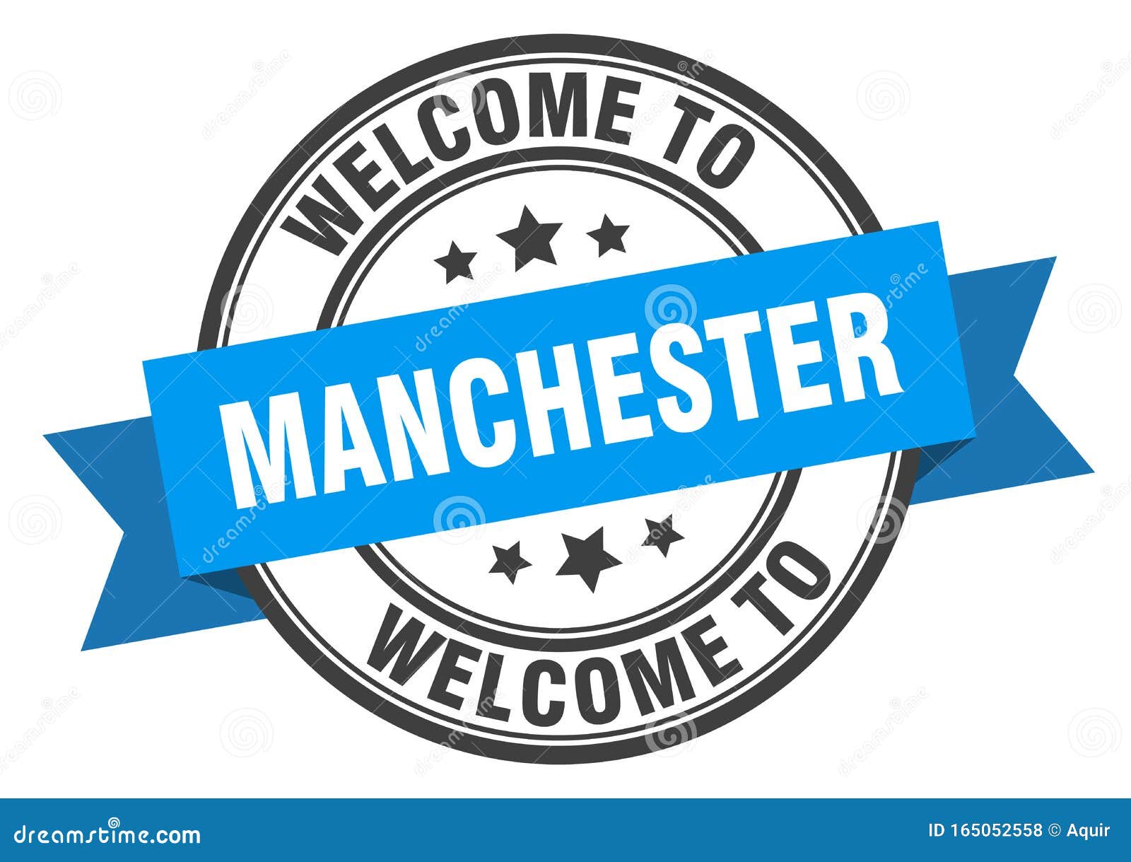 Welcome To Manchester. Welcome To Manchester Isolated Stamp Stock ...