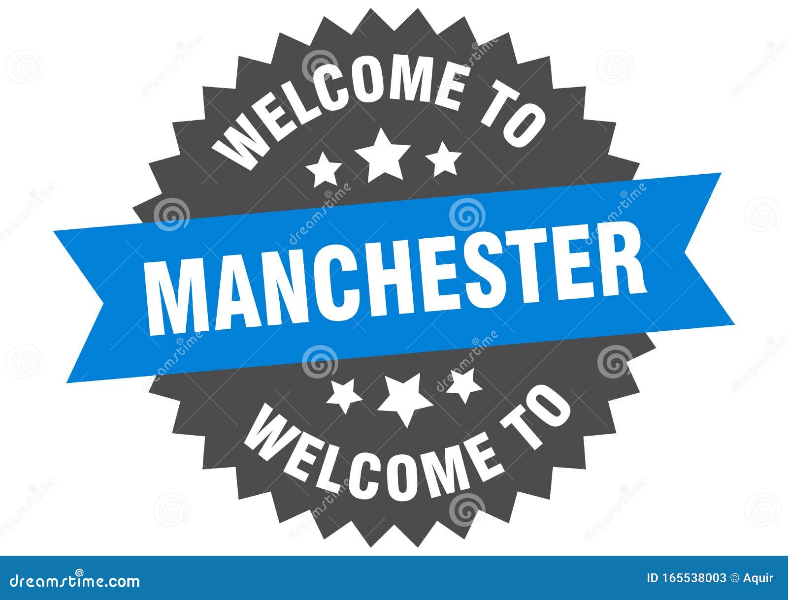 Welcome To Manchester. Welcome To Manchester Isolated Sticker Stock ...