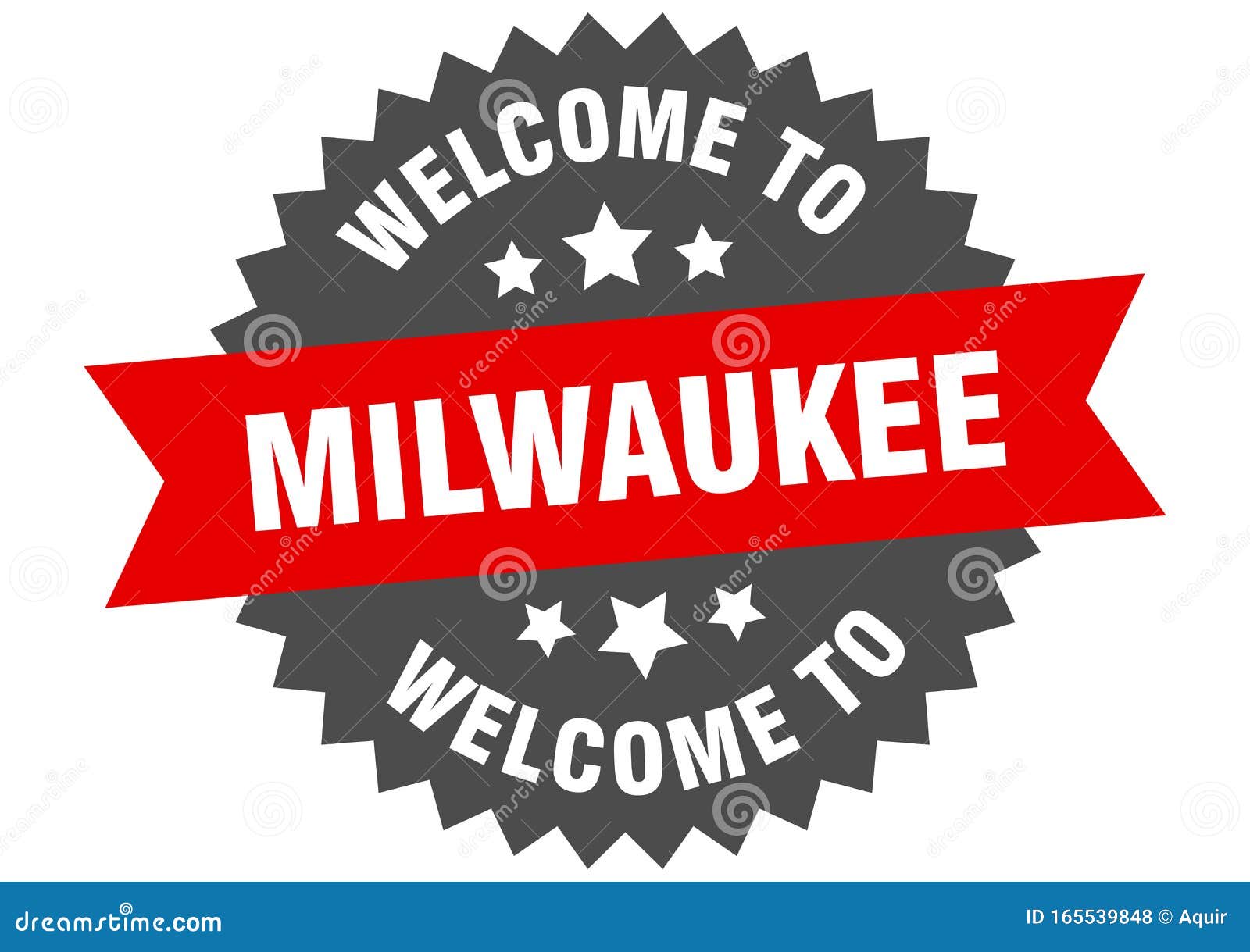 Welcome To Milwaukee. Welcome To Milwaukee Isolated Sticker Stock ...