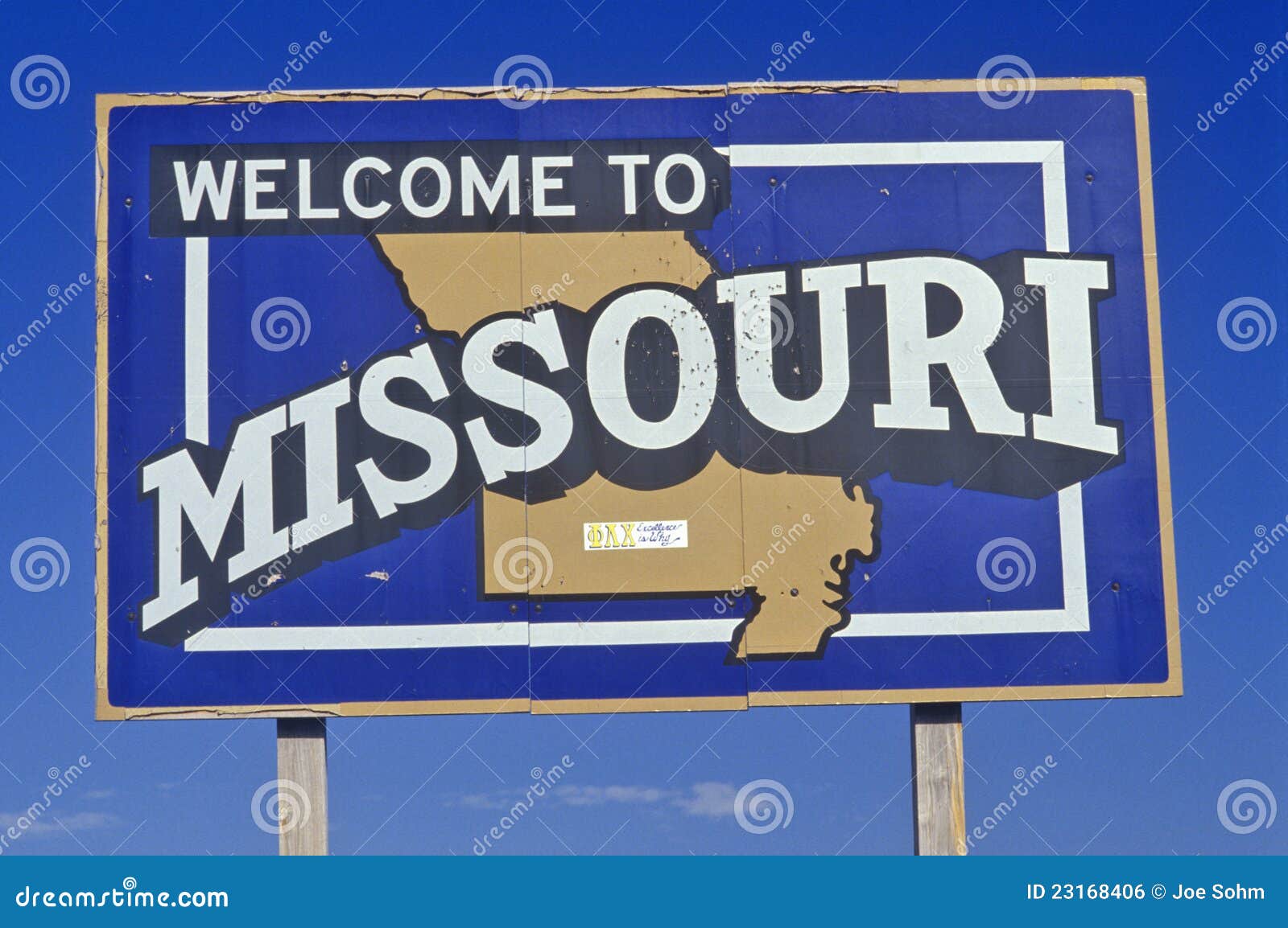 Welcome to Missouri Sign stock photo. Image of border - 23168406