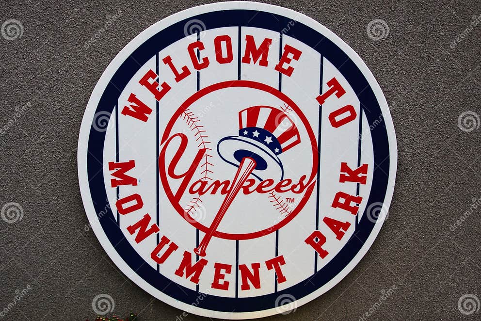 Welcome to Monument Park editorial stock image. Image of yankee - 7458524